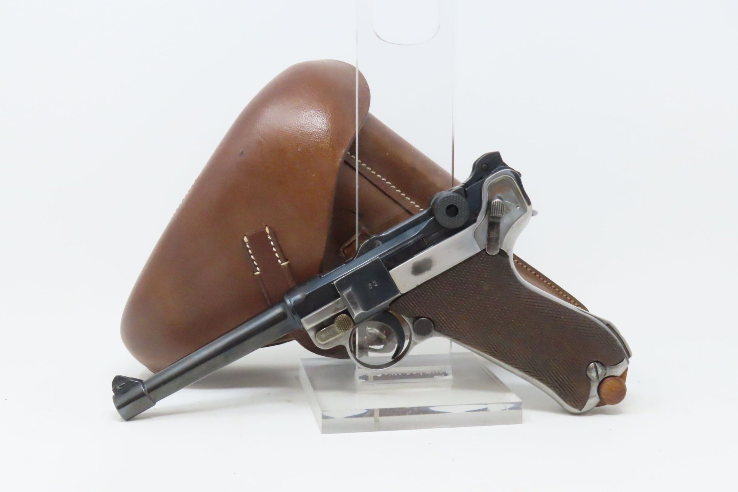 DWM Blank Chamber Luger Semi Automatic Pistol with Holster 2.6 C ...