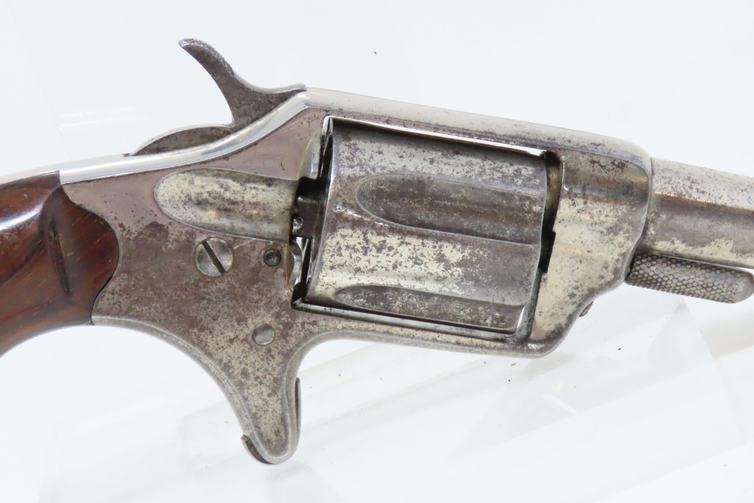 Etched Panel Colt New Line .32 Revolver 4.26 C&RAntique015 | Ancestry Guns