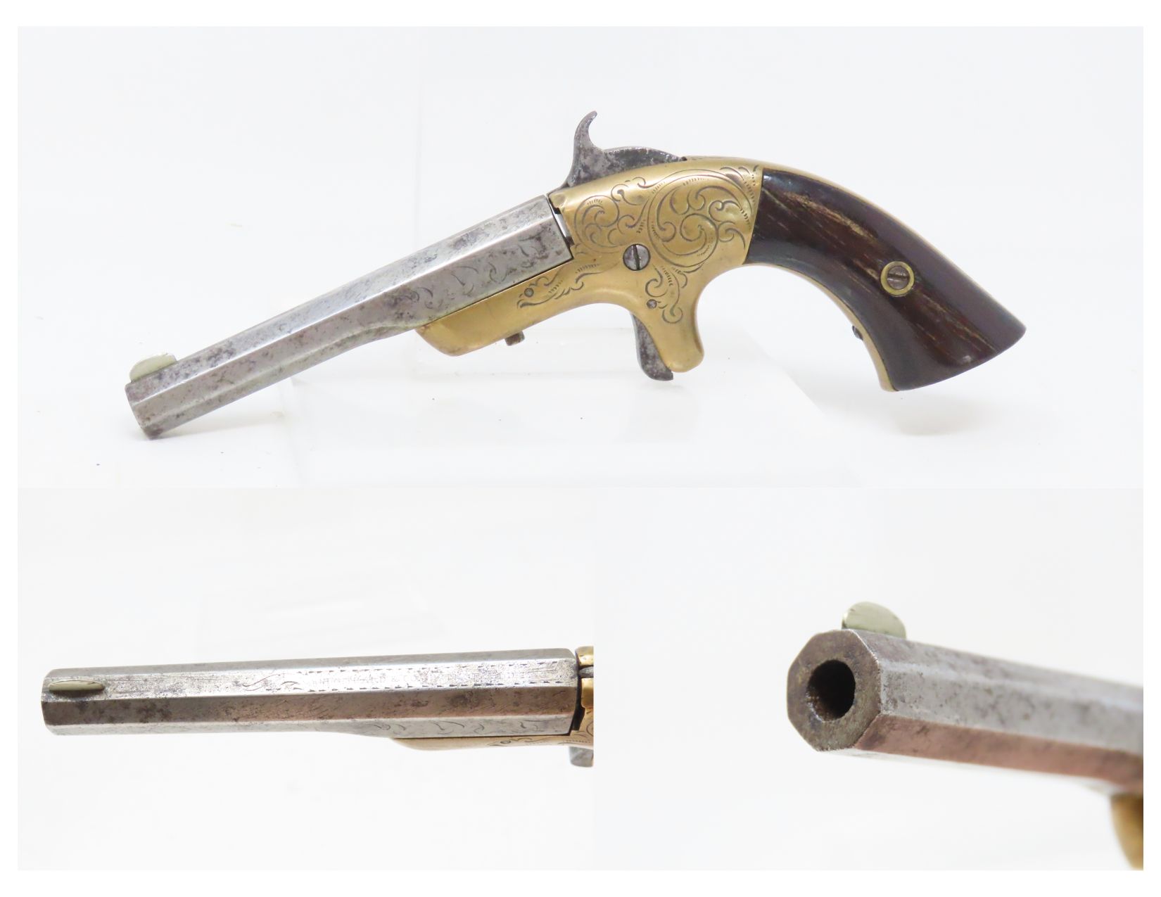 H.C. Lombard Single Shot Pocket Pistol 5.5 C&RAntique001 | Ancestry Guns