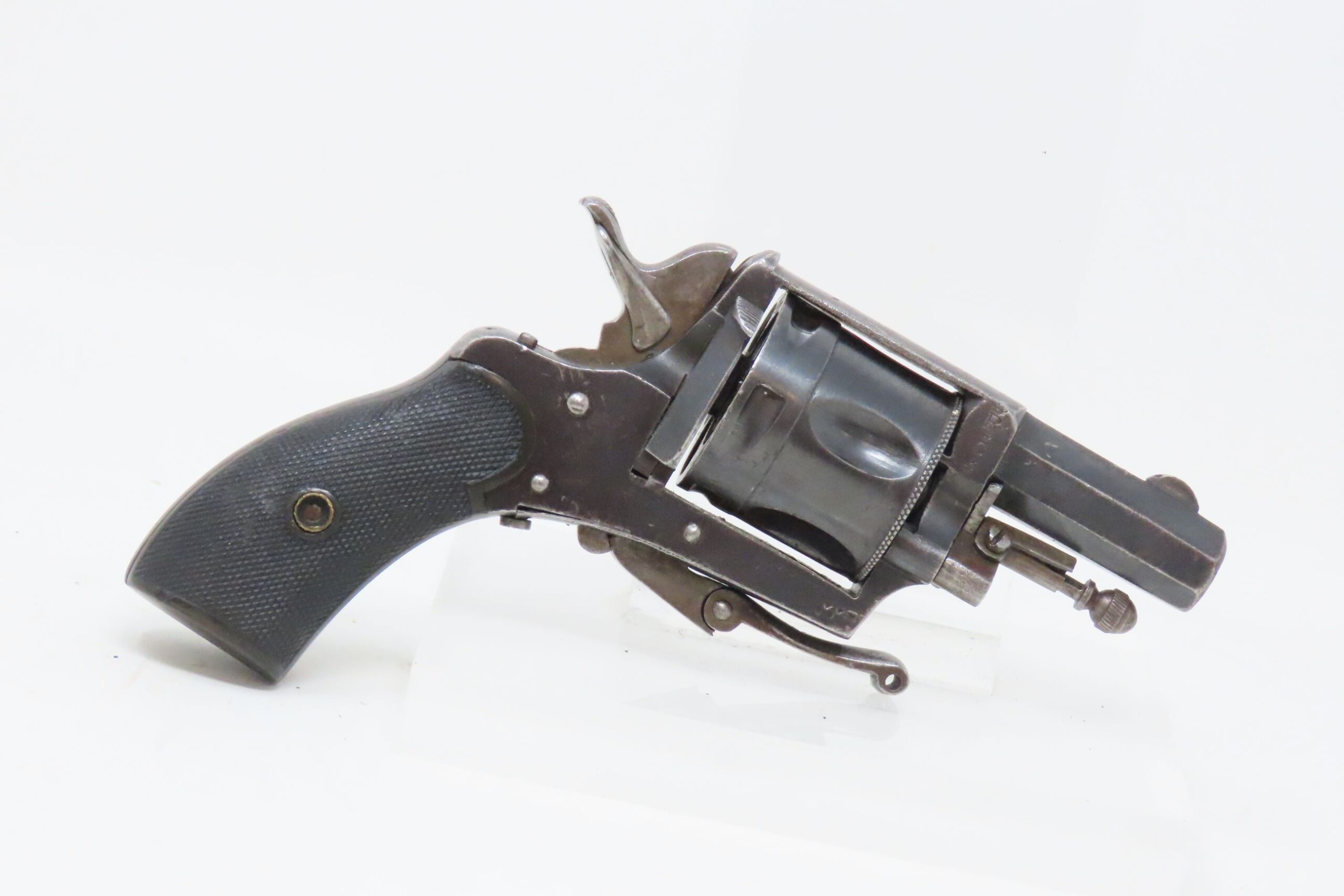 Liege Proofed Folding Trigger Double Action Revolver 5.5 C&RAntique019 ...