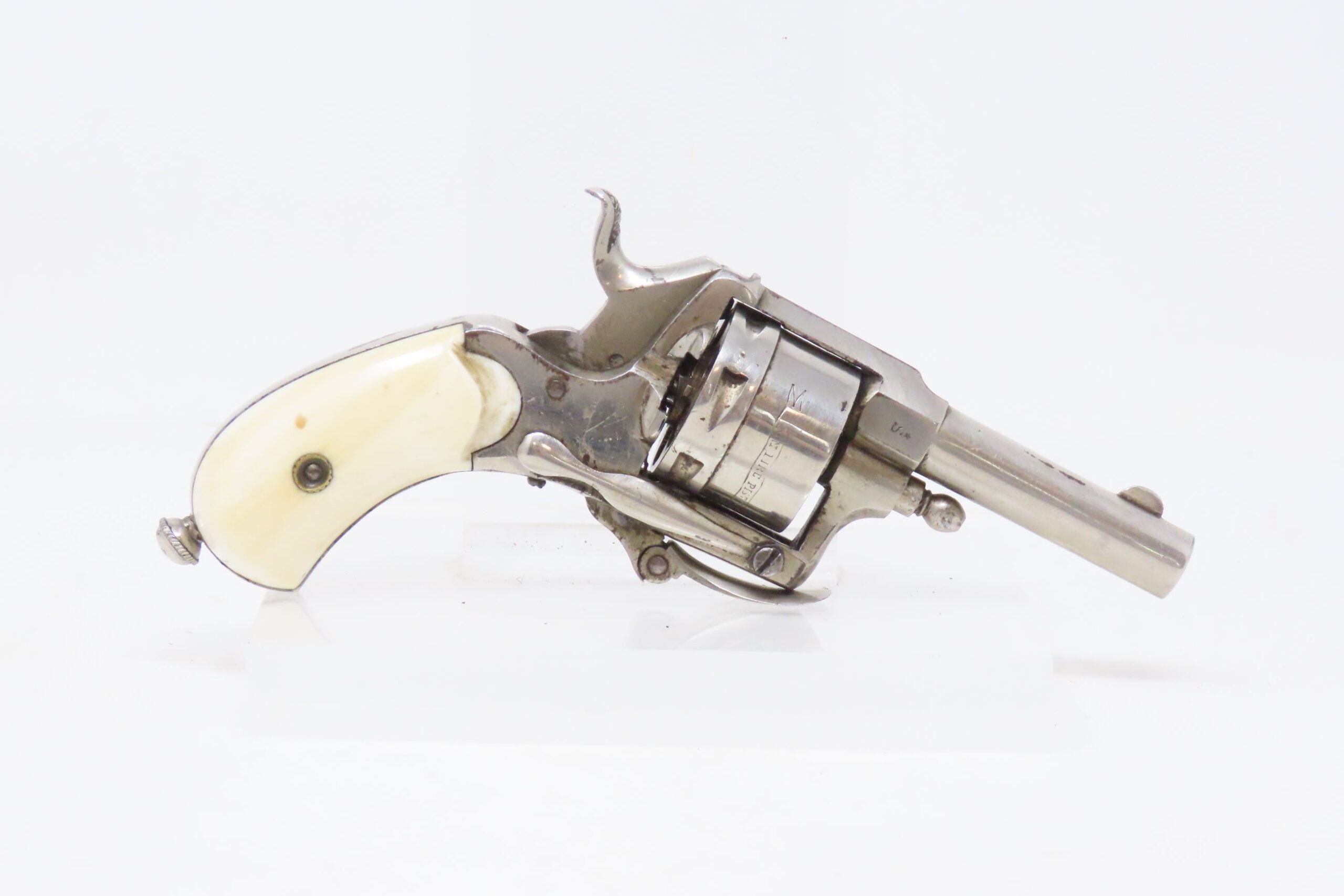 Liege Proofed Folding Trigger Double Action Revolver 7.17 C&RAntique017 ...