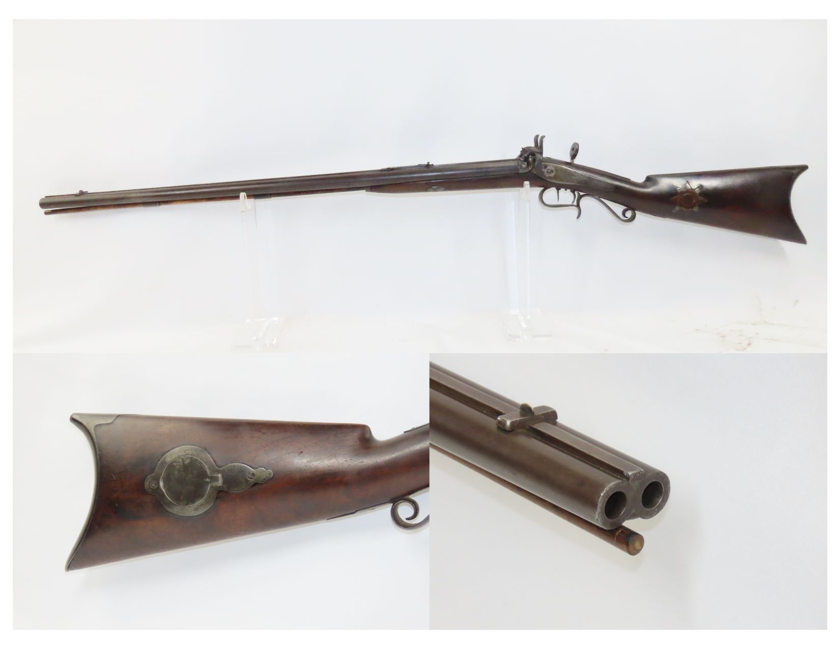 Percussion Double Rifle 6.13 C&RAntique001 | Ancestry Guns