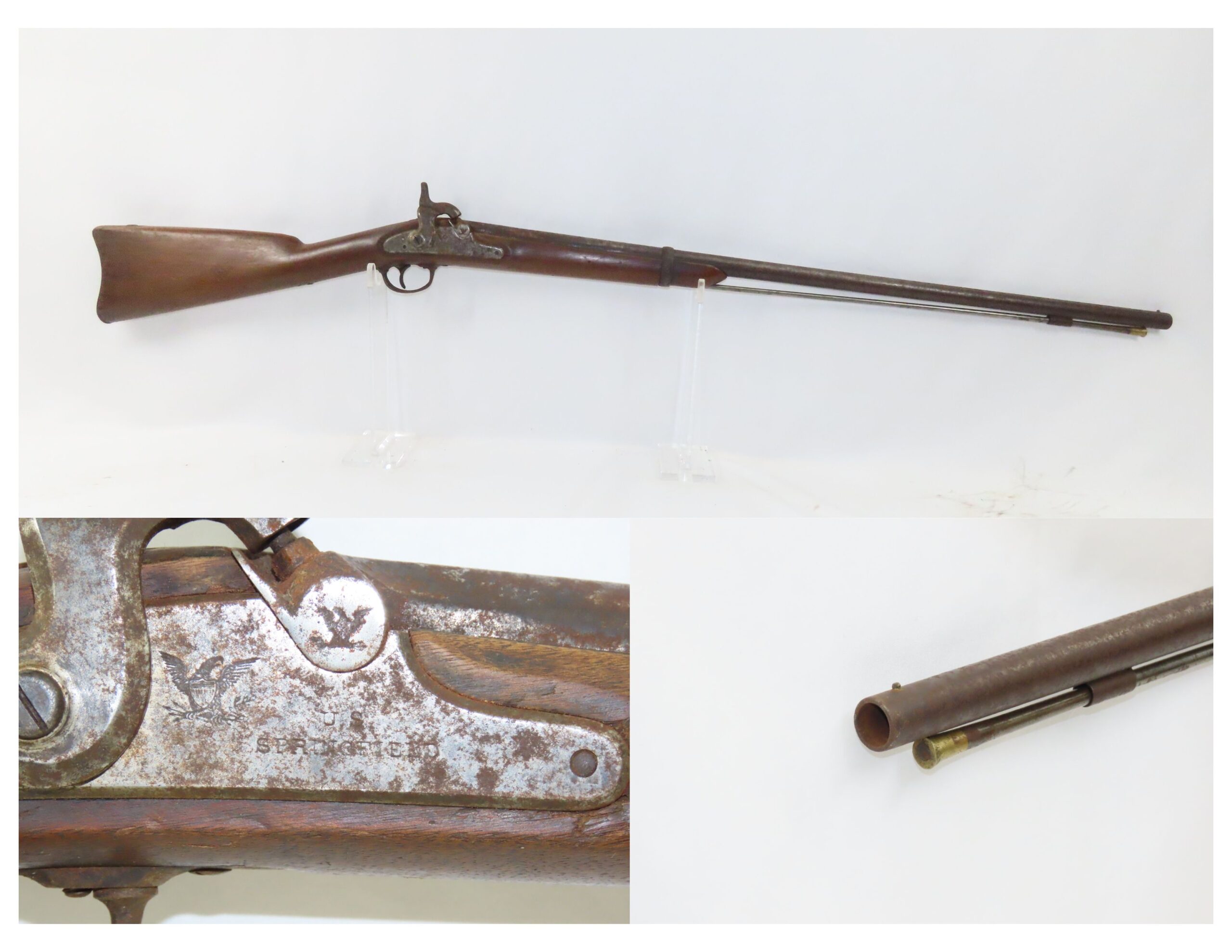 Shotgun Conversion of a U.S. Springield Model 1863 Percussion Rifle ...