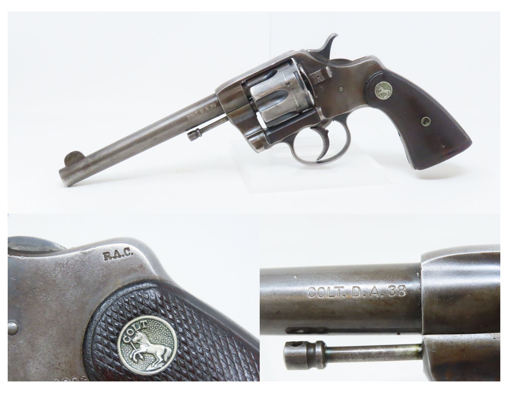 U.S. Colt New Army & Navy Model 1903 Revolver 5.4 C&RAntique001 ...