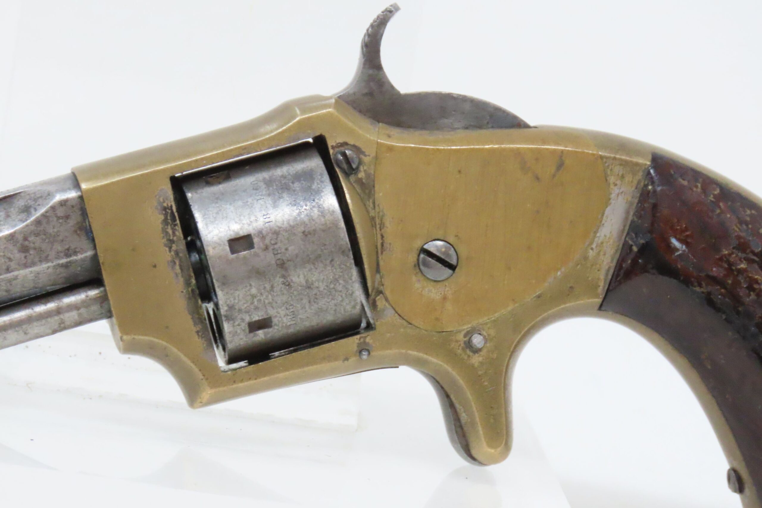 Lowell Arms Co. Revolver with Ejector Loading Gate and Smith & Wesson ...