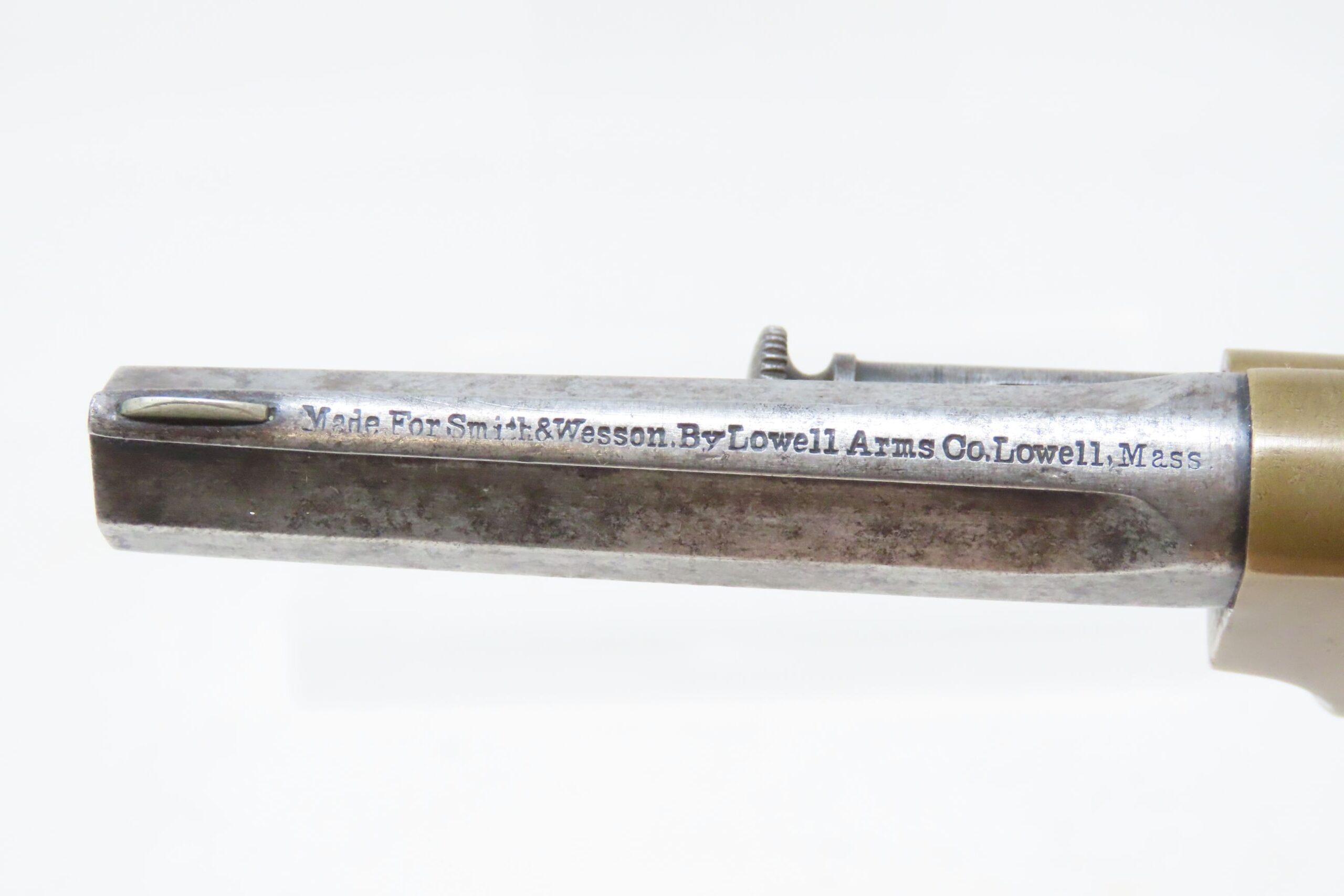 Lowell Arms Co. Revolver with Ejector Loading Gate and Smith & Wesson ...
