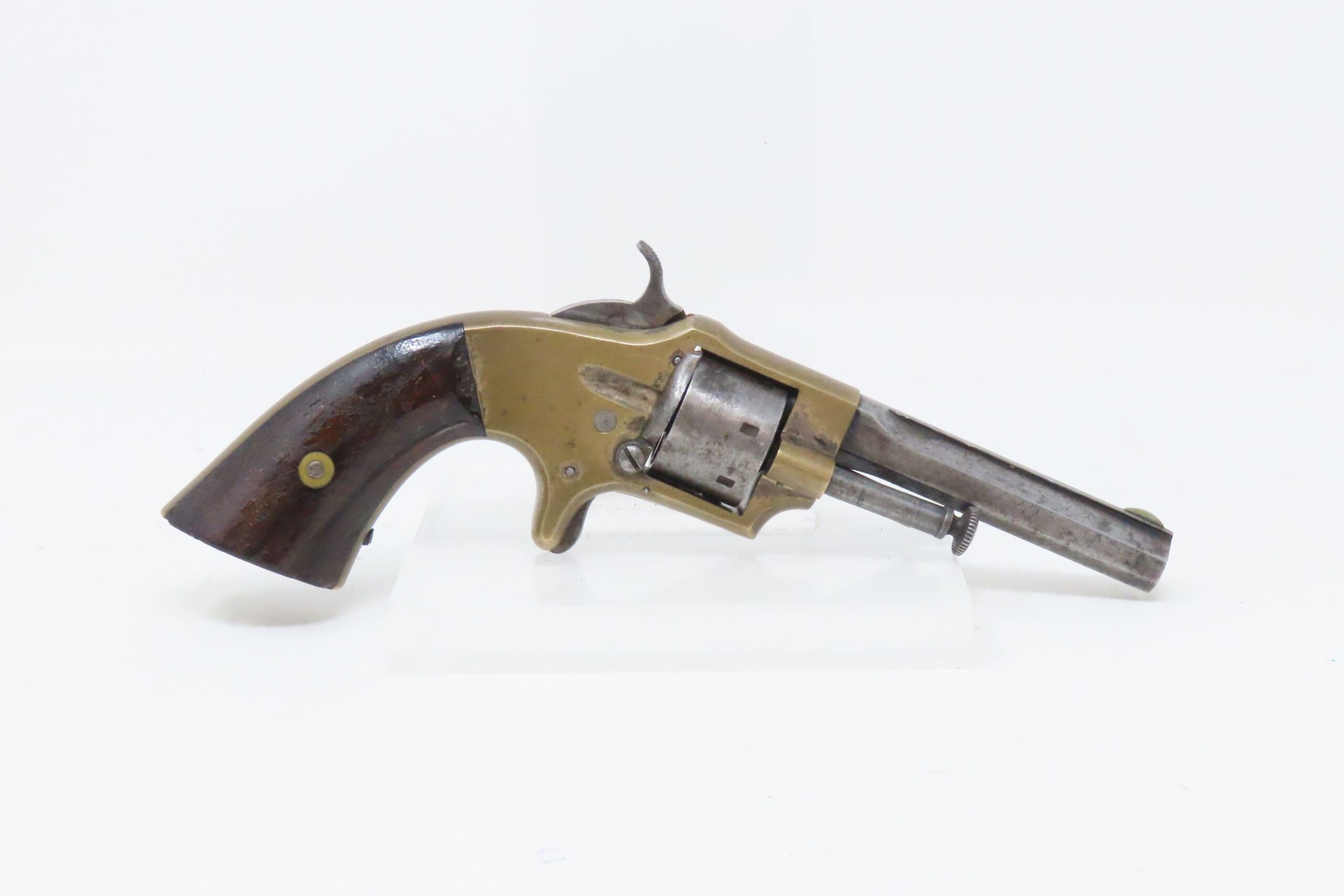 Lowell Arms Co. Revolver with Ejector Loading Gate and Smith & Wesson ...