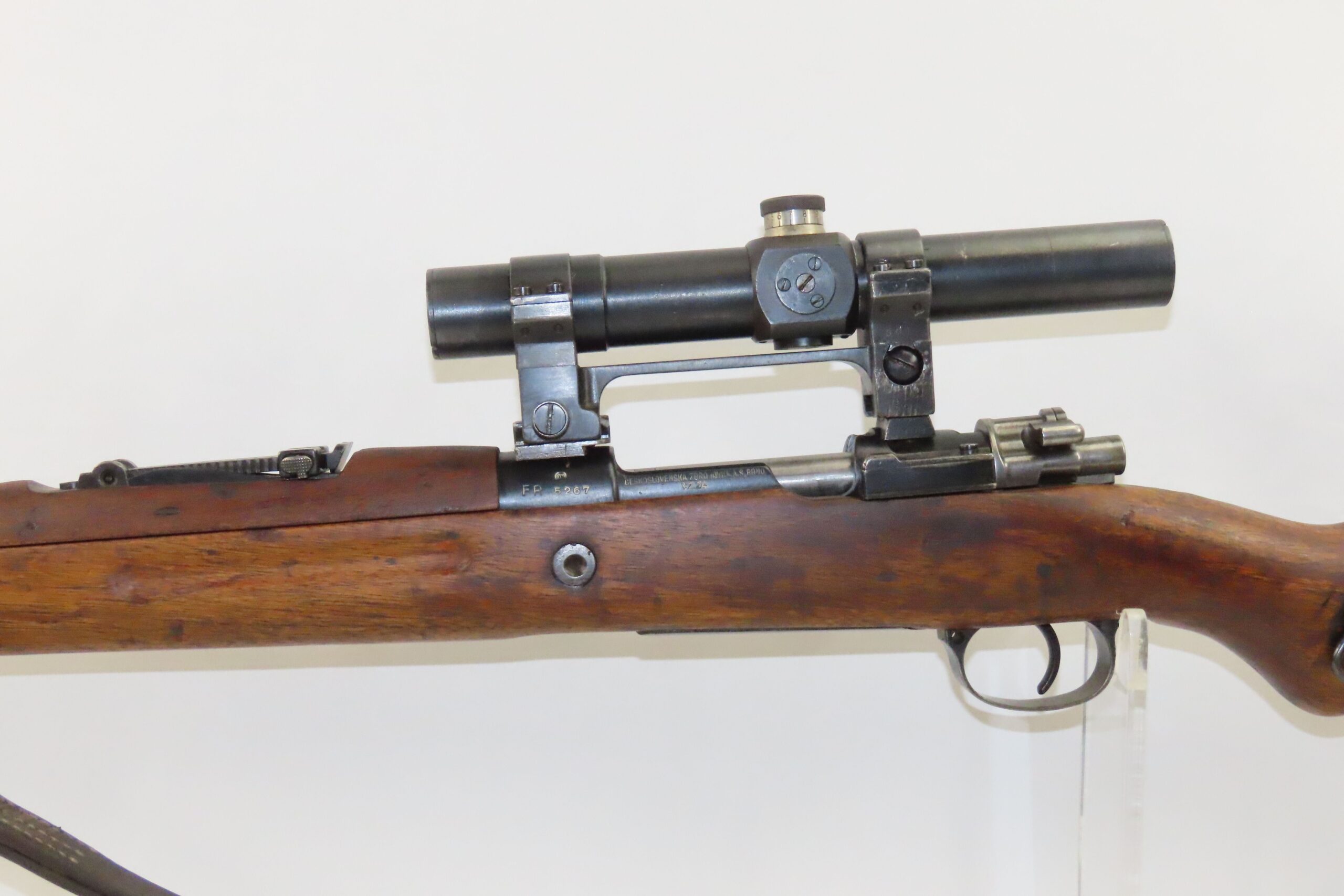 Romanian Contract Czech Brno VZ.24 Bolt Action Sniper Rifle with Scope ...