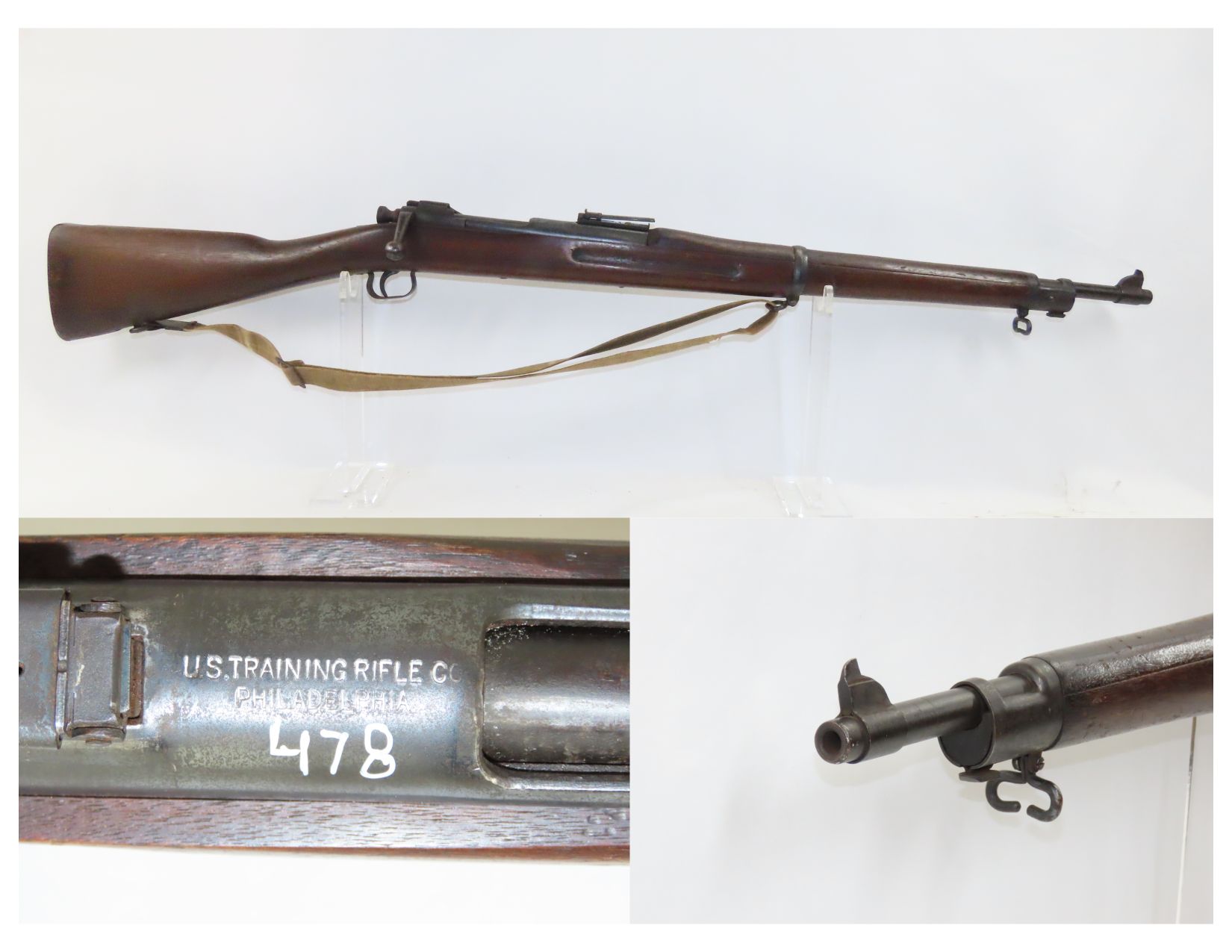 Scarce World War I U.S. Training Rifle Co. Dummy Training Rifle 6.6 C ...