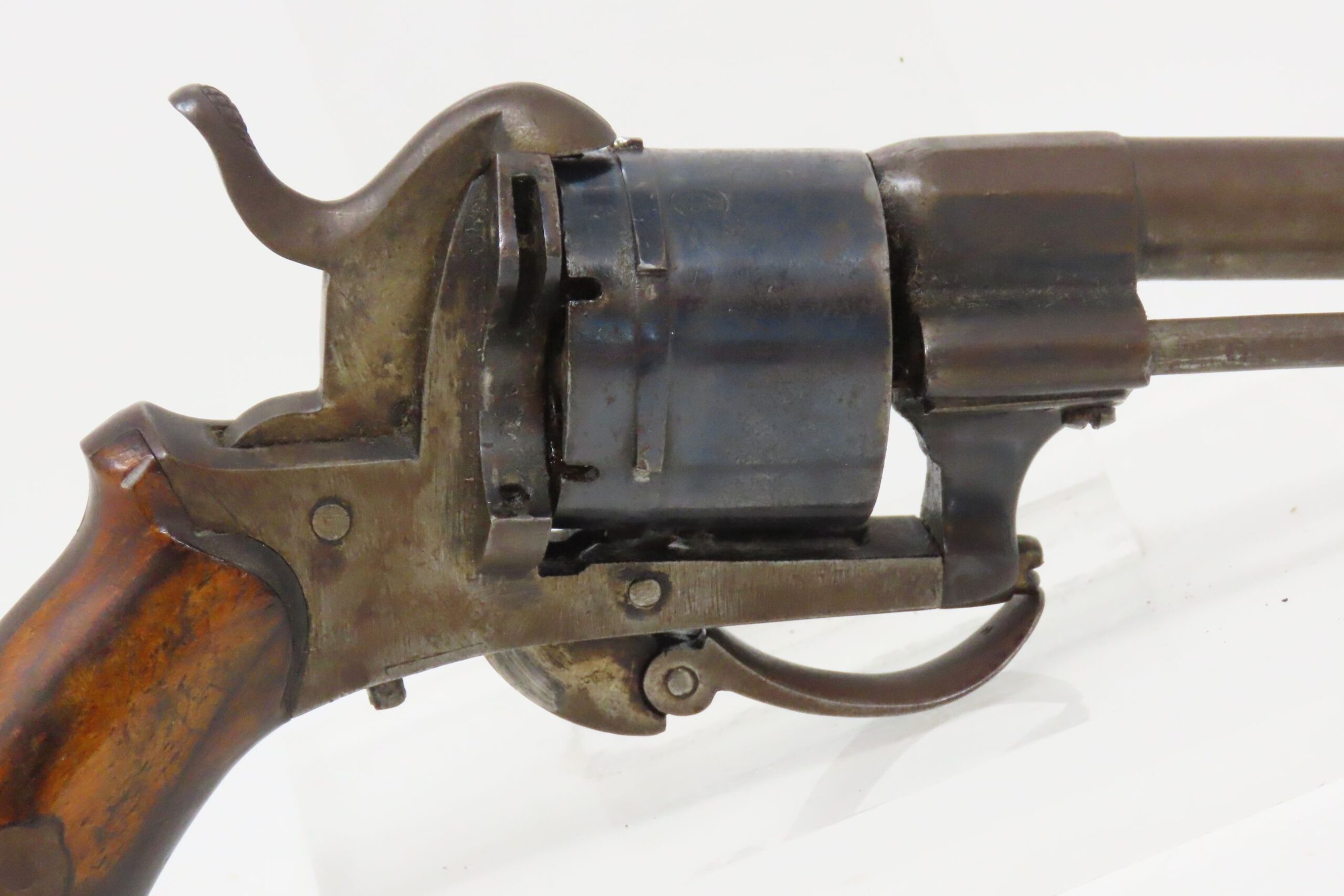 Belgian Folding Trigger Revolver 4.25 C&RAntique018 | Ancestry Guns