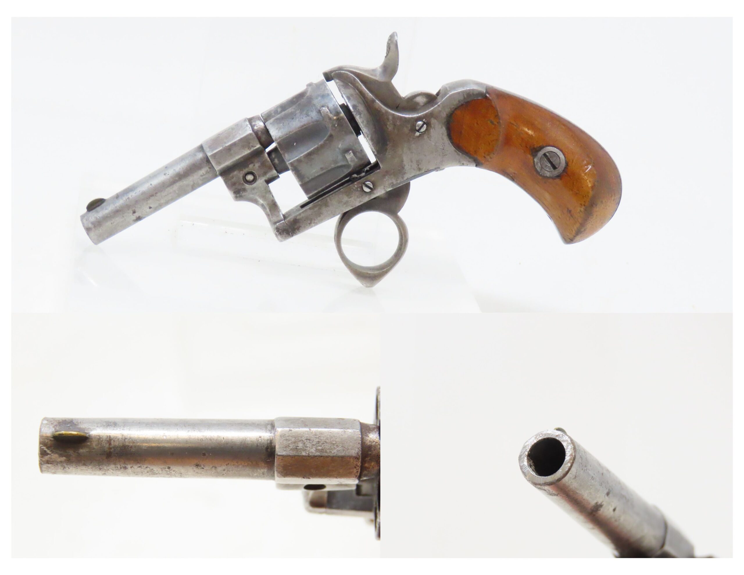 Belgian Ring Trigger Double Action Revolver 9.19 C&RAntique001 ...