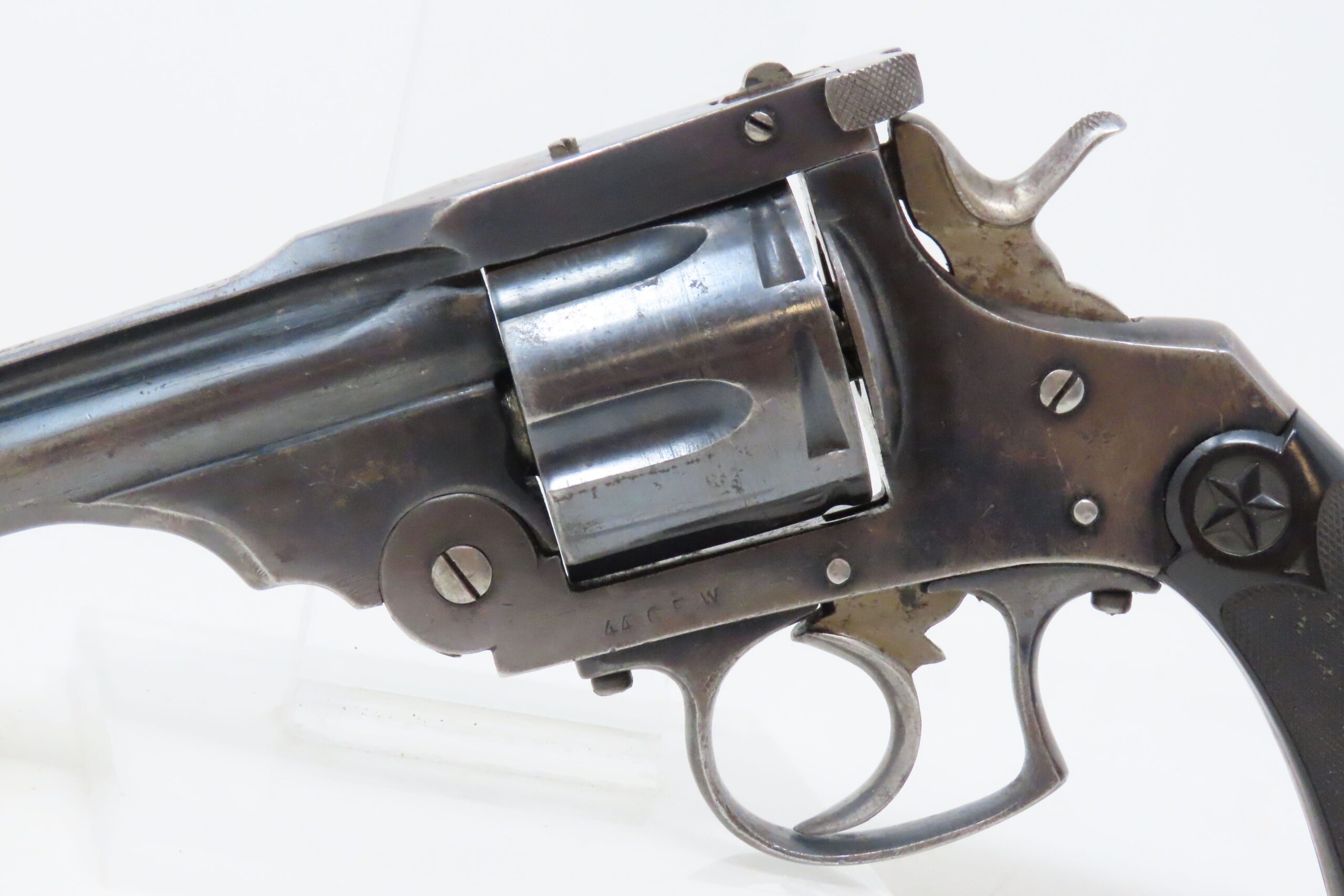 Belgian Schofield Top Break Revolver 10.10 C&RAntique004 | Ancestry Guns