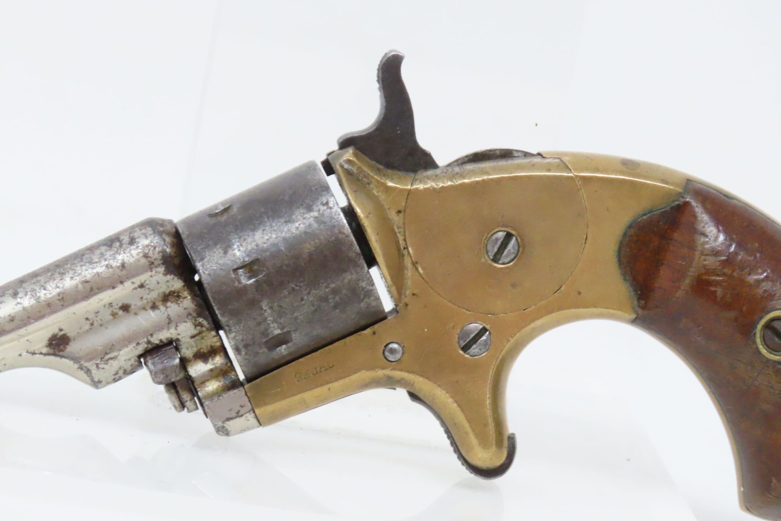 Colt Open Top Pocket Revolver 4.26 C&RAntique004 | Ancestry Guns