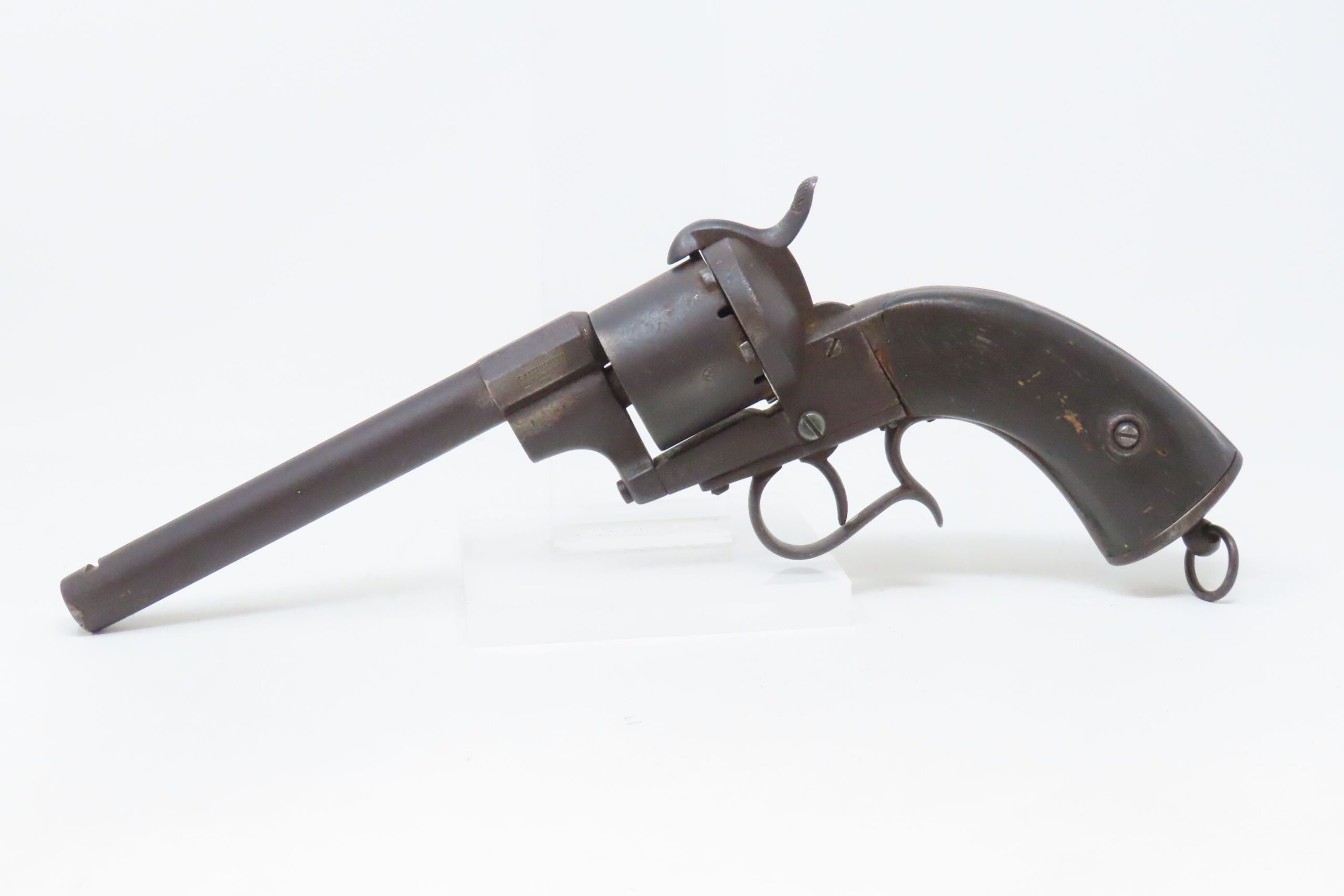 E. Lefaucheux Brevete Model 1854 Single Action Pinfire Revolver 4.27 C ...