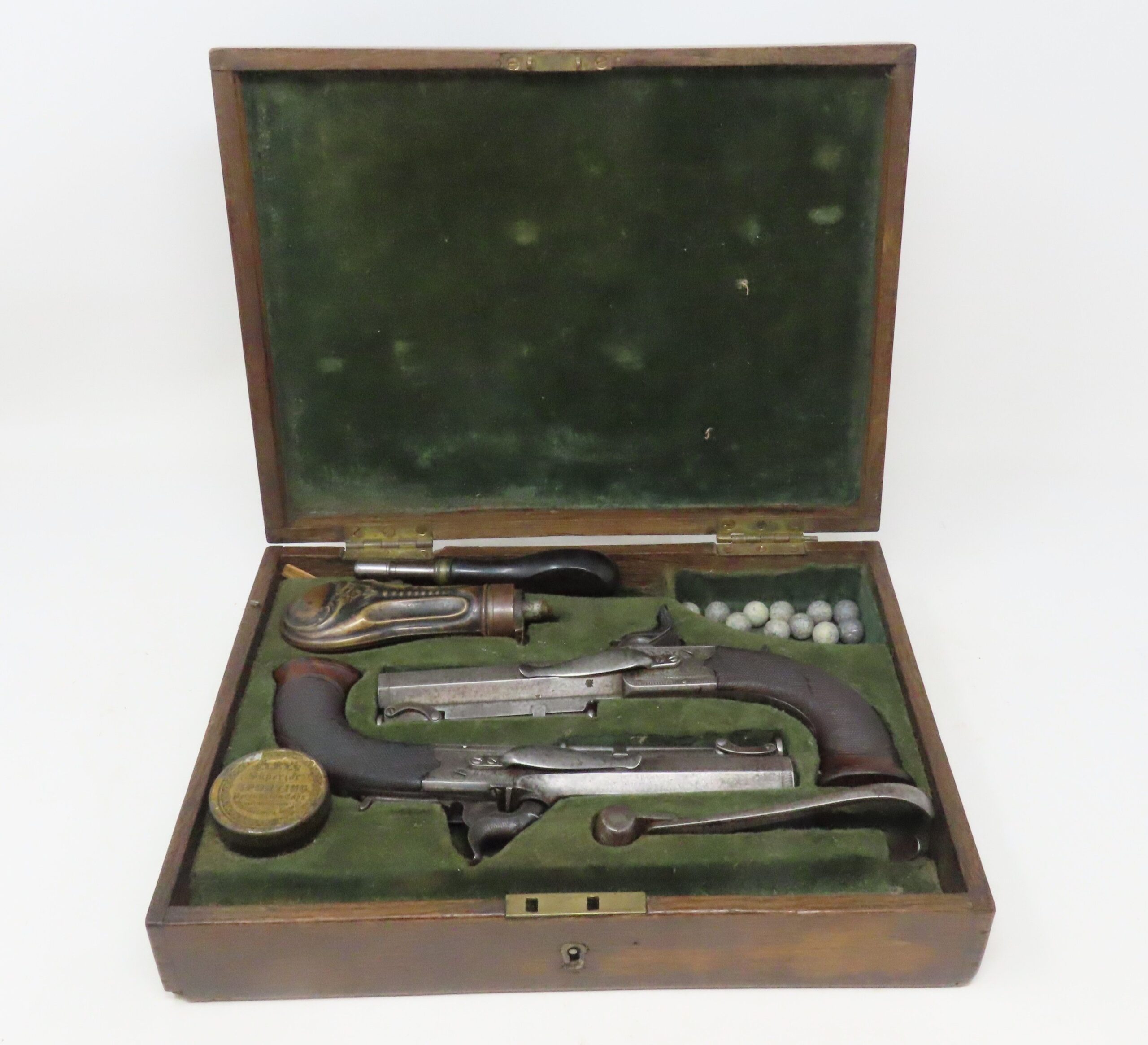 Engraved European Belt Pistol with Case 5.10 C&RAntique002 | Ancestry Guns