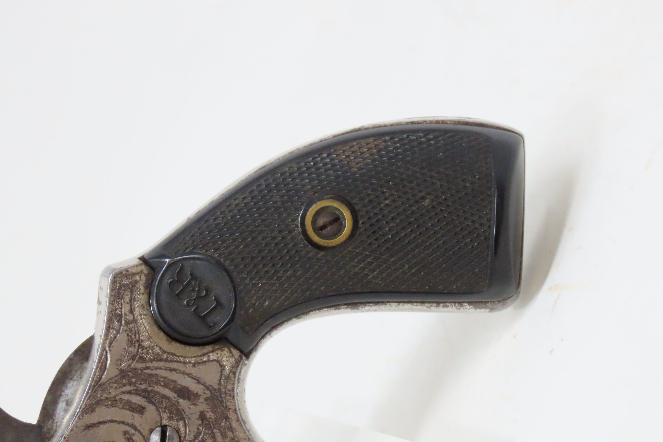 Engraved Turner & Ross Alexis Revolver 9.20 C&RAntique003 | Ancestry Guns