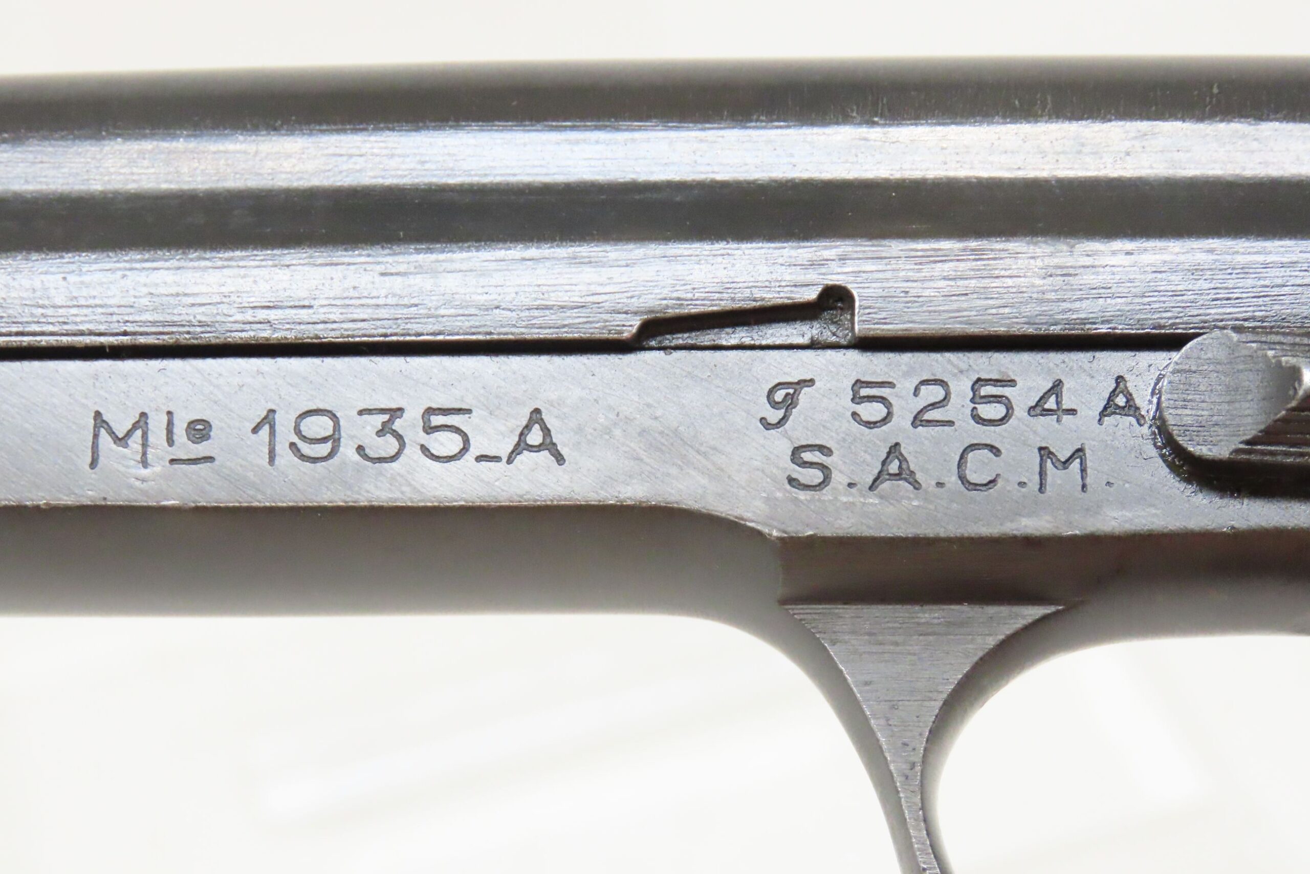 French SACM Model 1935A Pistol 4.24 C&RAntique008 | Ancestry Guns