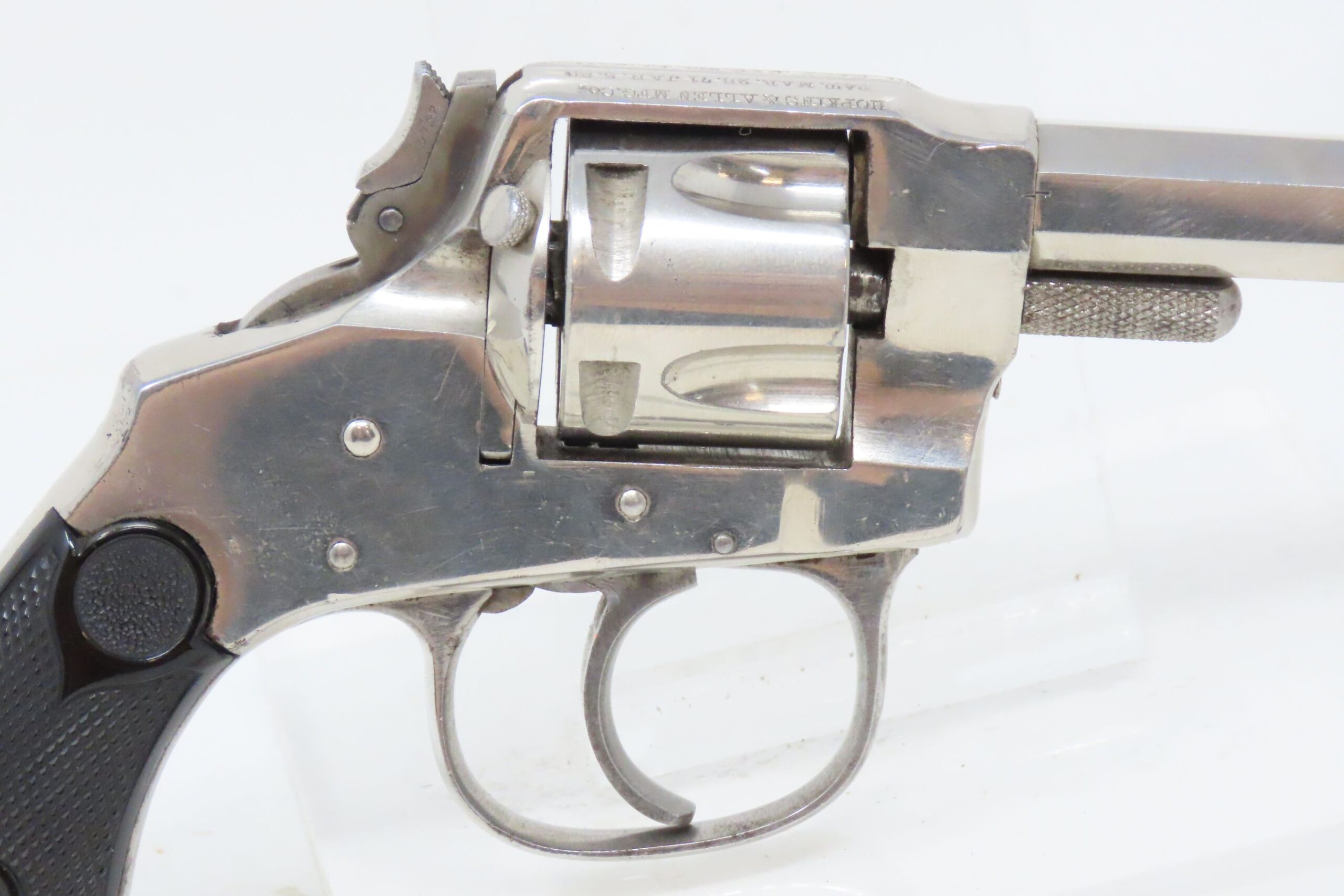 Hopkins & Allen XL 3 Double Action Revolver 4.19 C&RAntique015 ...