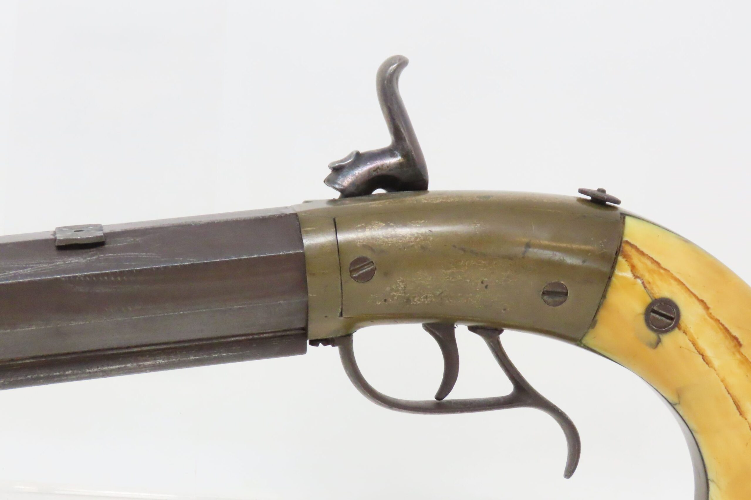 Long Barrel Side Hammer Percussion Pistol 4.25 C&RAntique015 | Ancestry ...