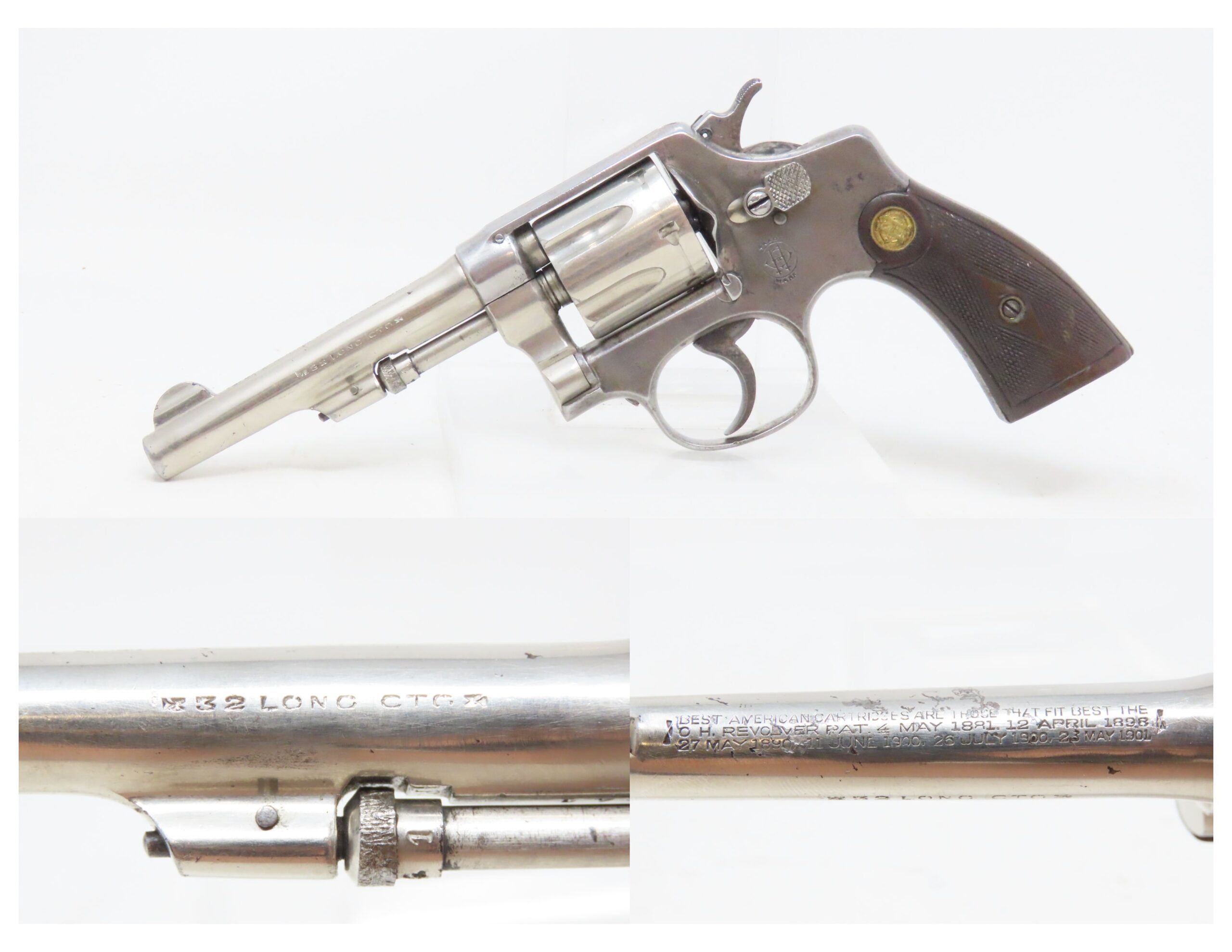 Orbea Hermanos .32 Hand Ejector Revolver 9.12 C&RAntique001 | Ancestry Guns