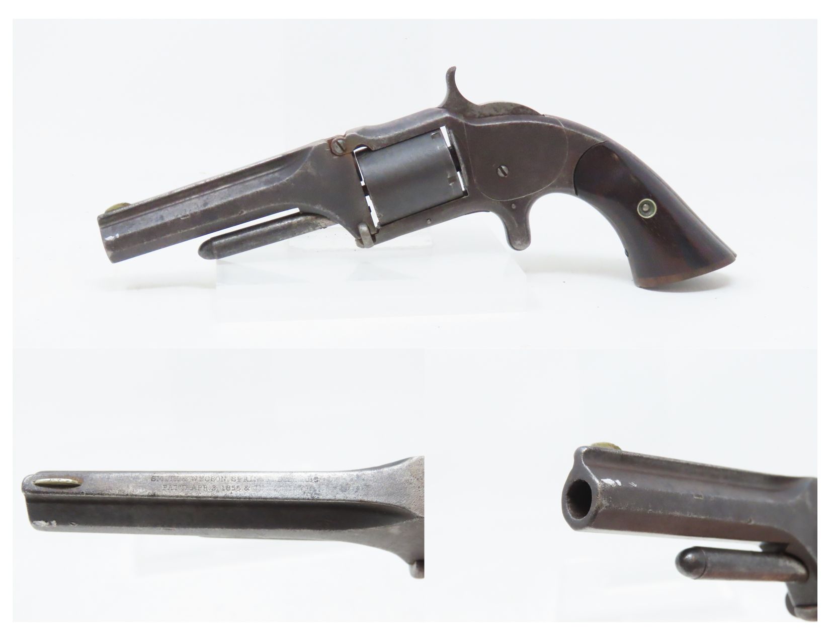 Smith & Wesson Model Number 1.5 First Issue Revolver 5.4 C&RAntique001 ...