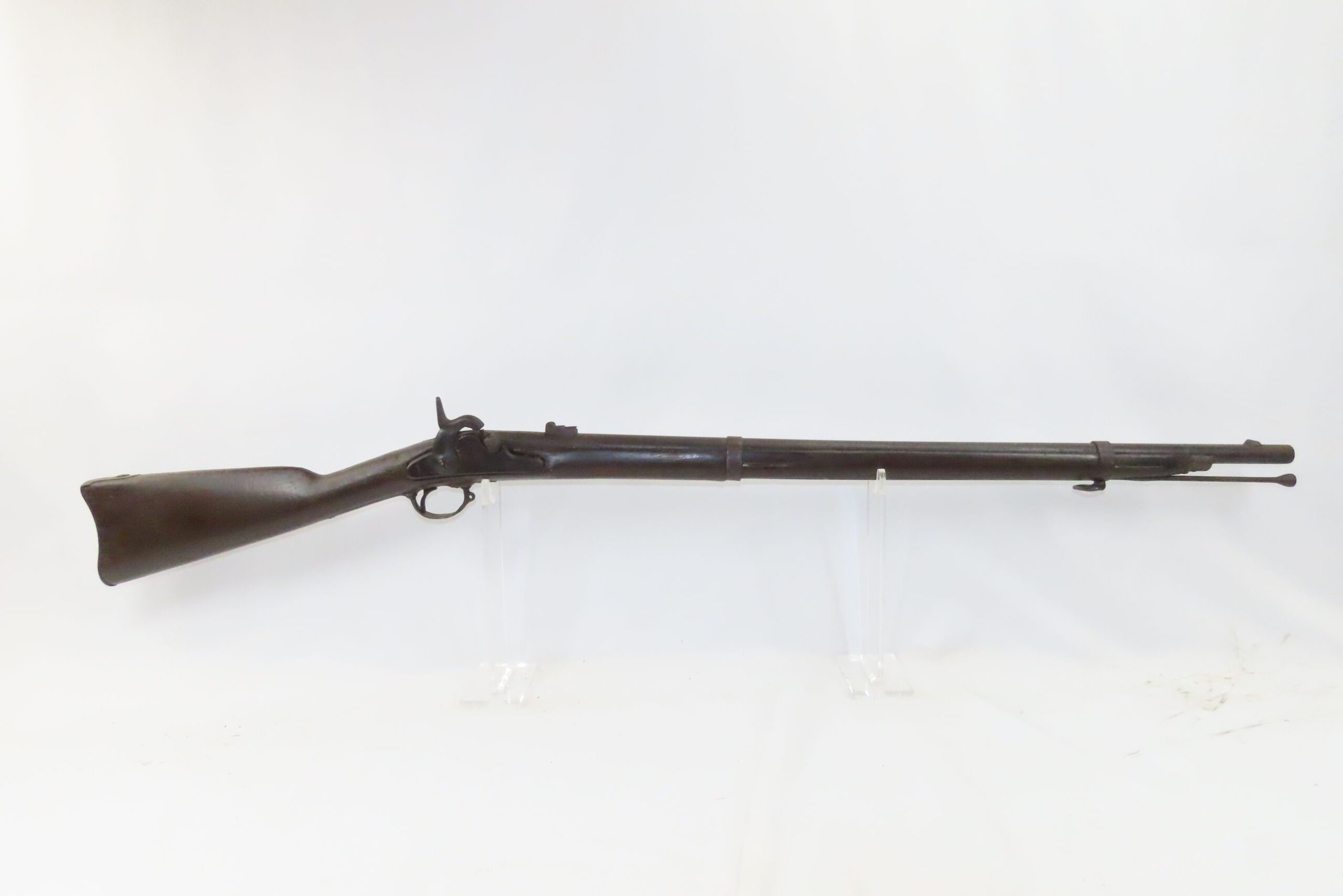 Smooth Bored Two Band Rifle with C.S. Richmond Confederate Markings 6. ...