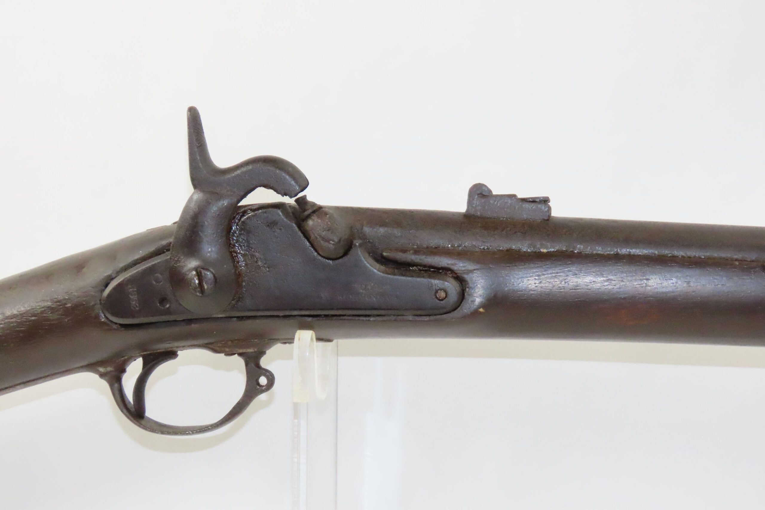 Smooth Bored Two Band Rifle with C.S. Richmond Confederate Markings 6. ...