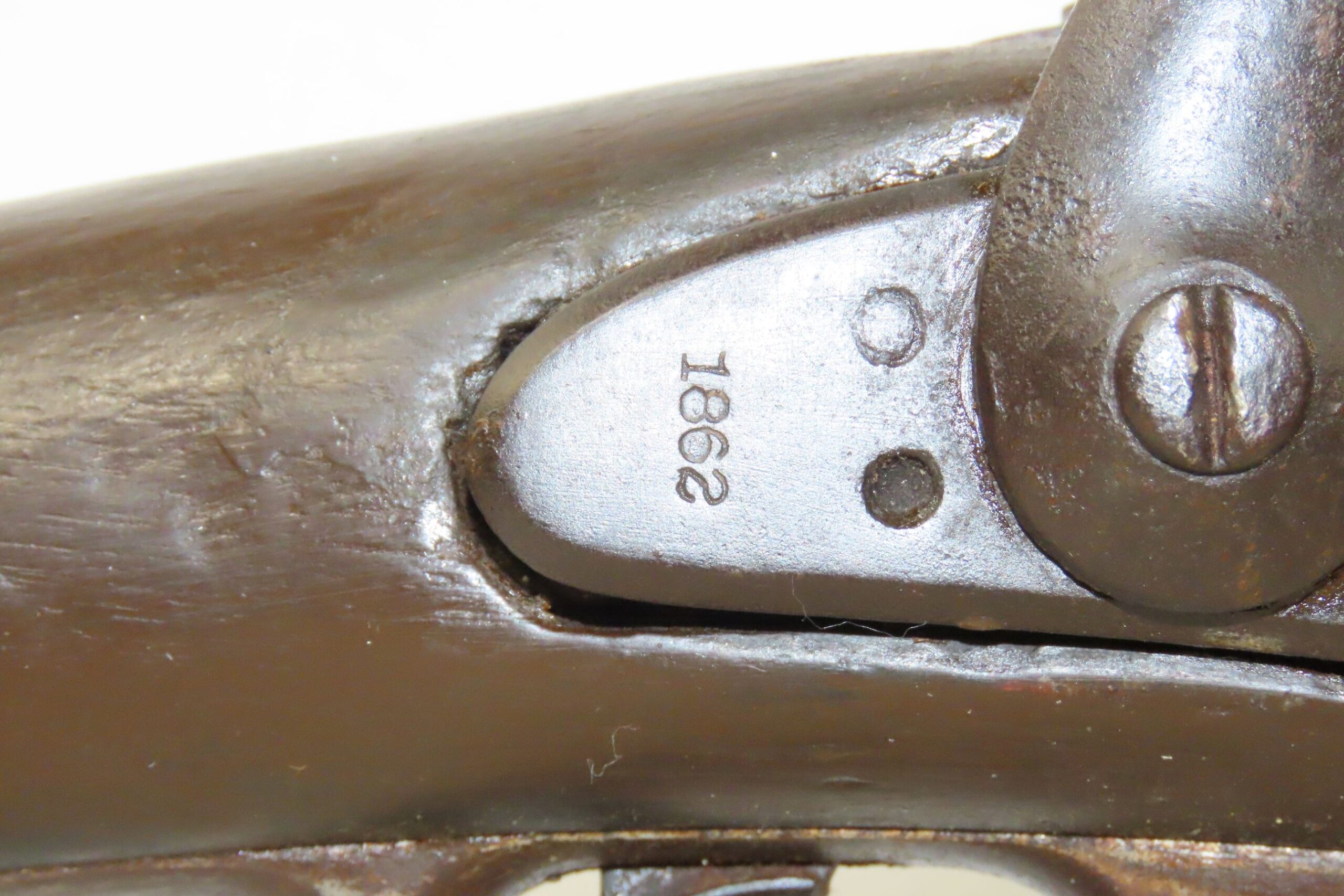 Smooth Bored Two Band Rifle with C.S. Richmond Confederate Markings 6. ...
