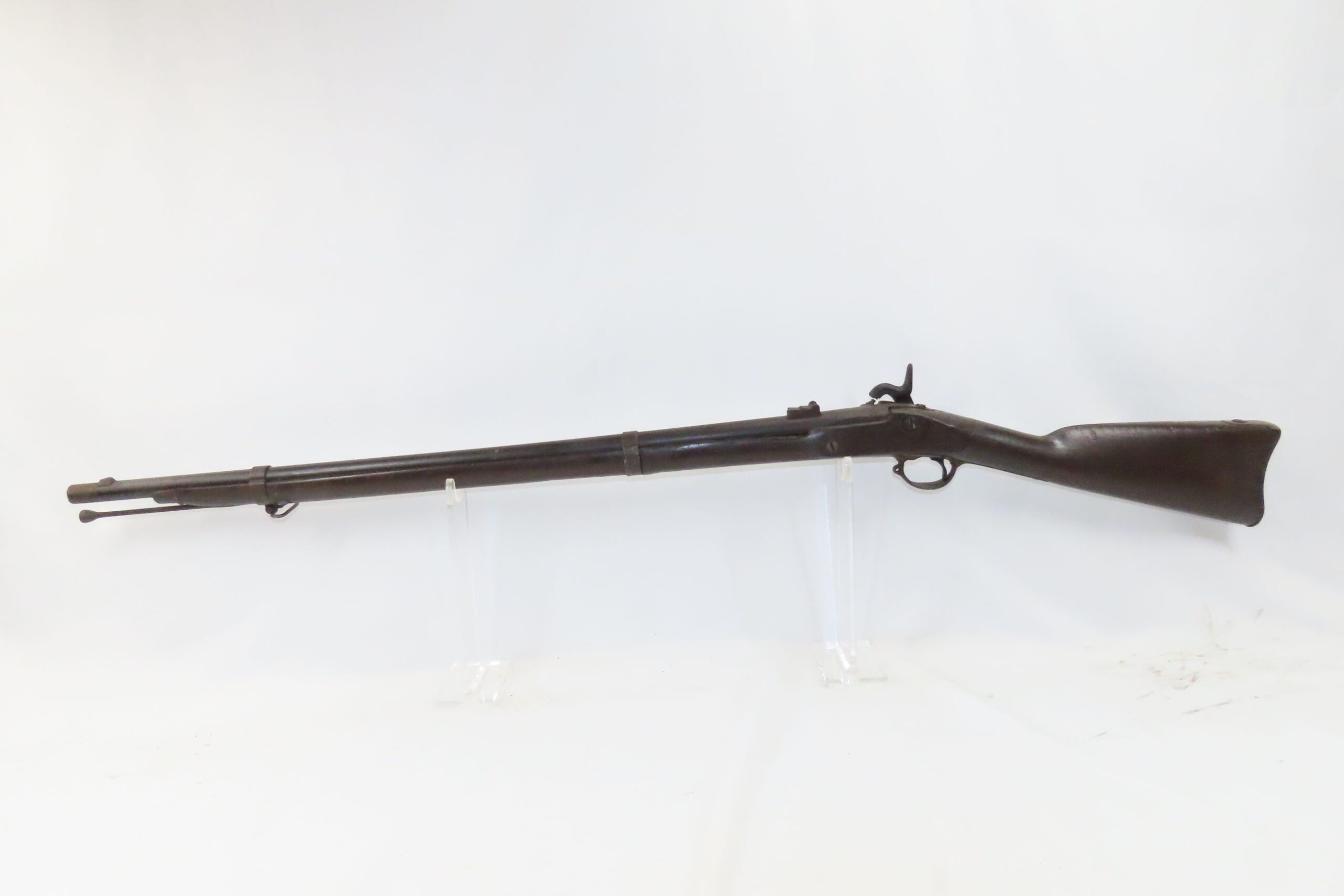 Smooth Bored Two Band Rifle with C.S. Richmond Confederate Markings 6. ...
