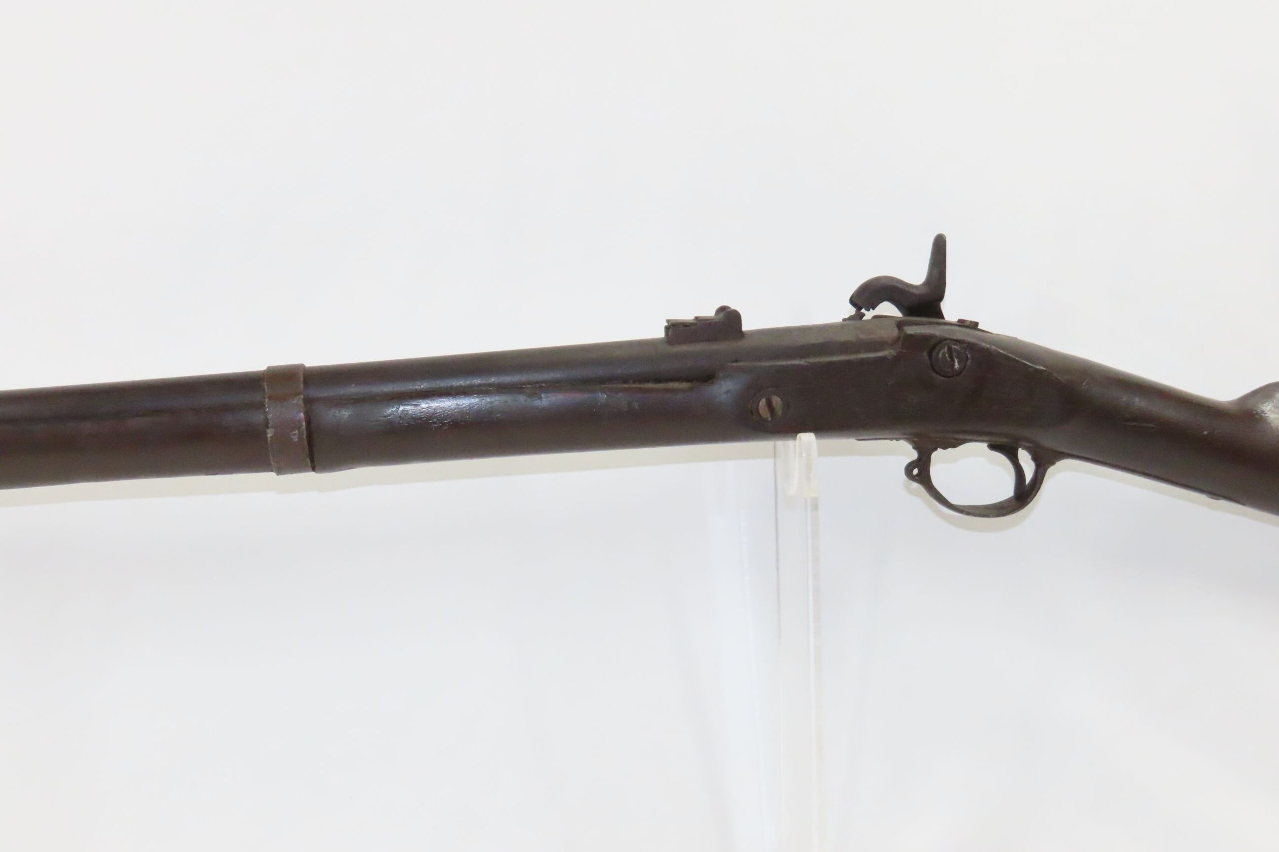 Smooth Bored Two Band Rifle with C.S. Richmond Confederate Markings 6. ...