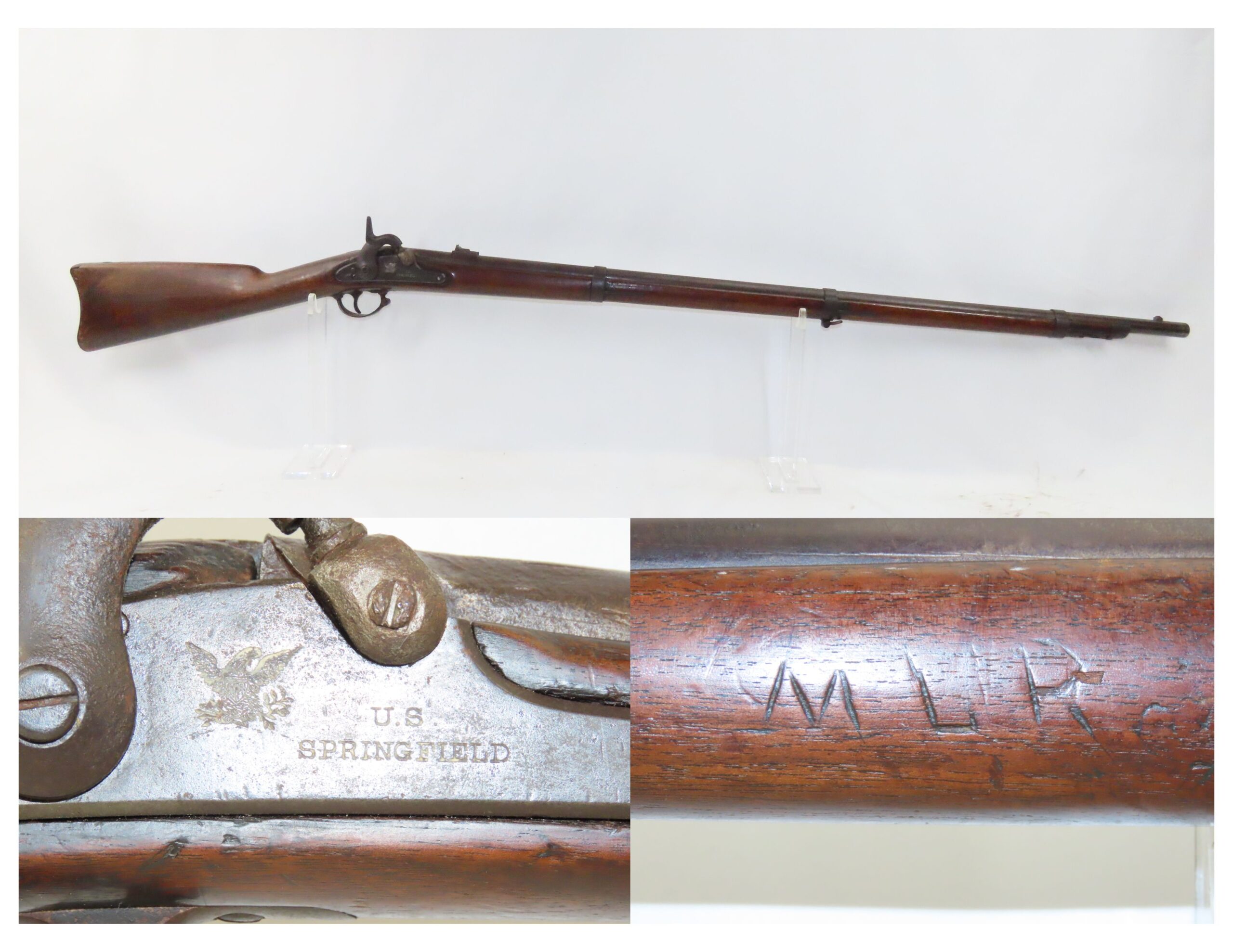 Springfield Model 1861 Rifle Musket 6.6 C&RAntique001 | Ancestry Guns