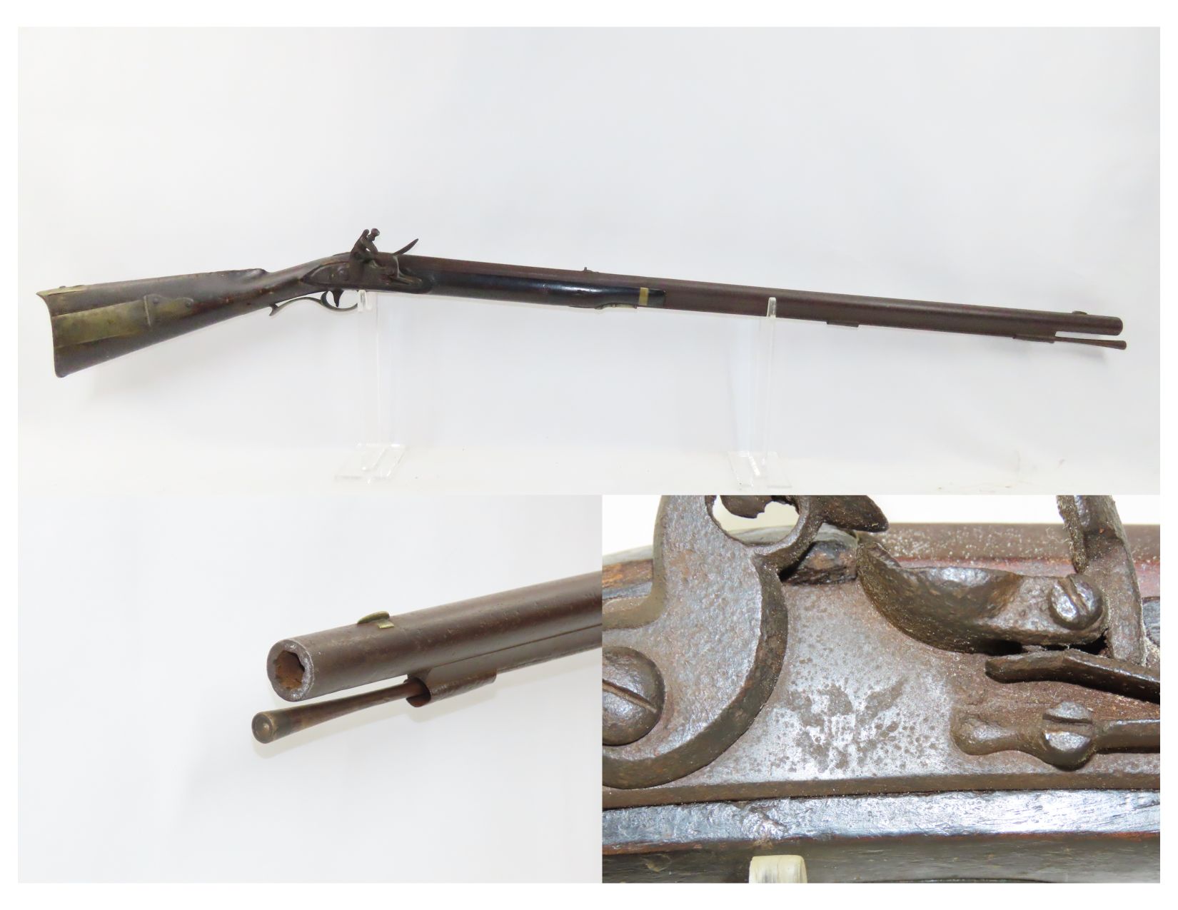 U.S. Harpers Ferry Model 1803 Flintlock Rifle 6.7 C&RAntique001 ...