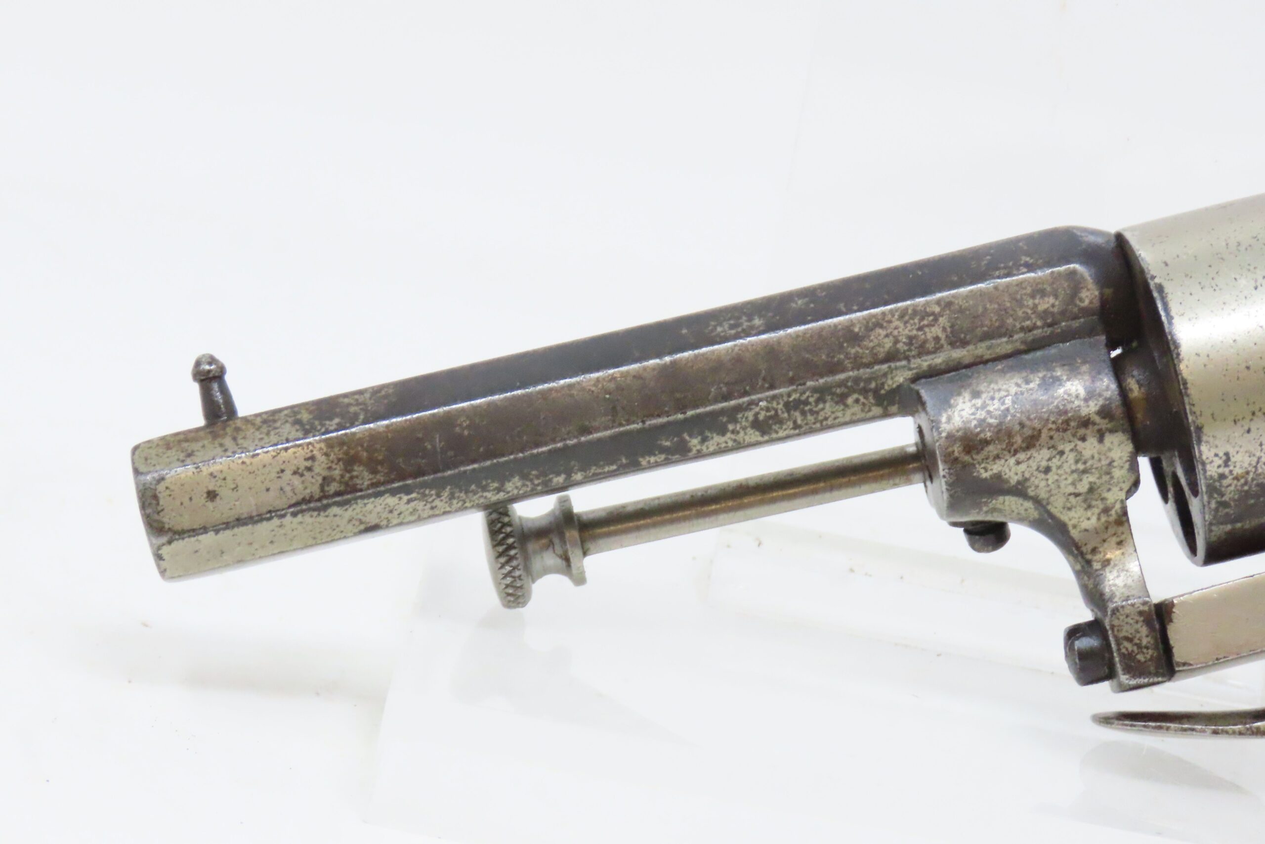 Belgian Folding Trigger Double Action Pinfire Revolver 9.19 C ...