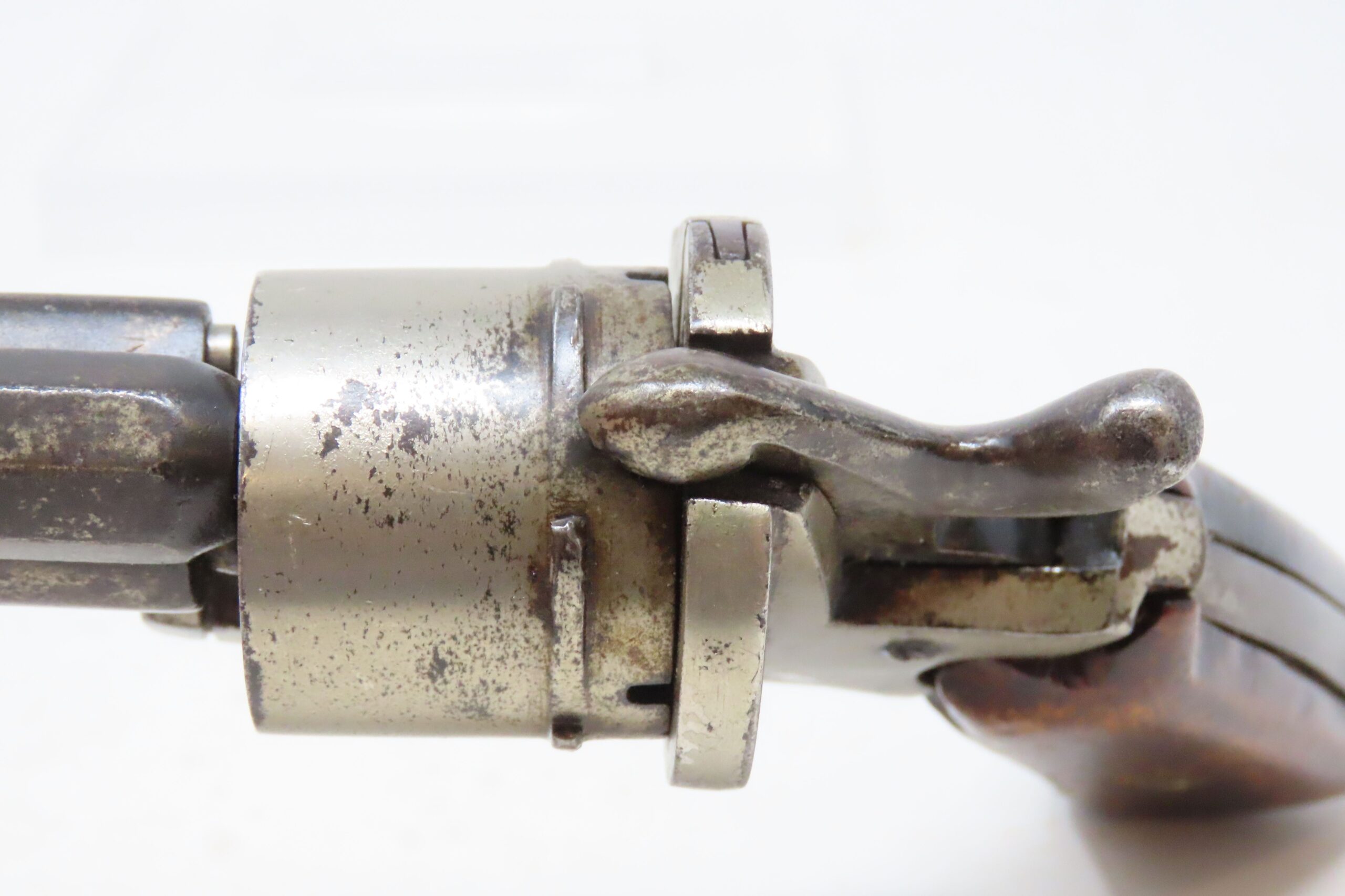 Belgian Folding Trigger Double Action Pinfire Revolver 9.19 C ...