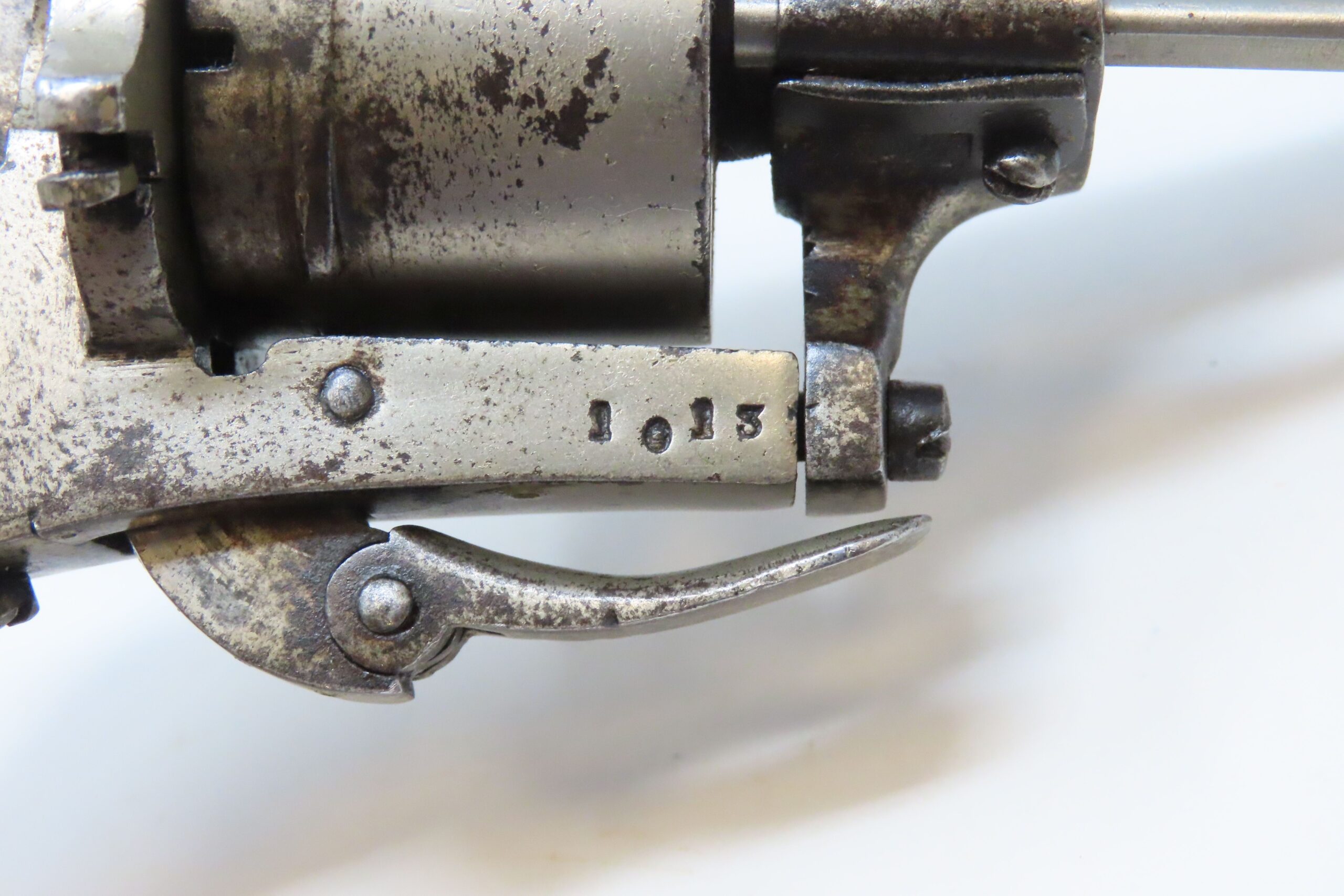 Belgian Folding Trigger Double Action Pinfire Revolver 9.19 C ...