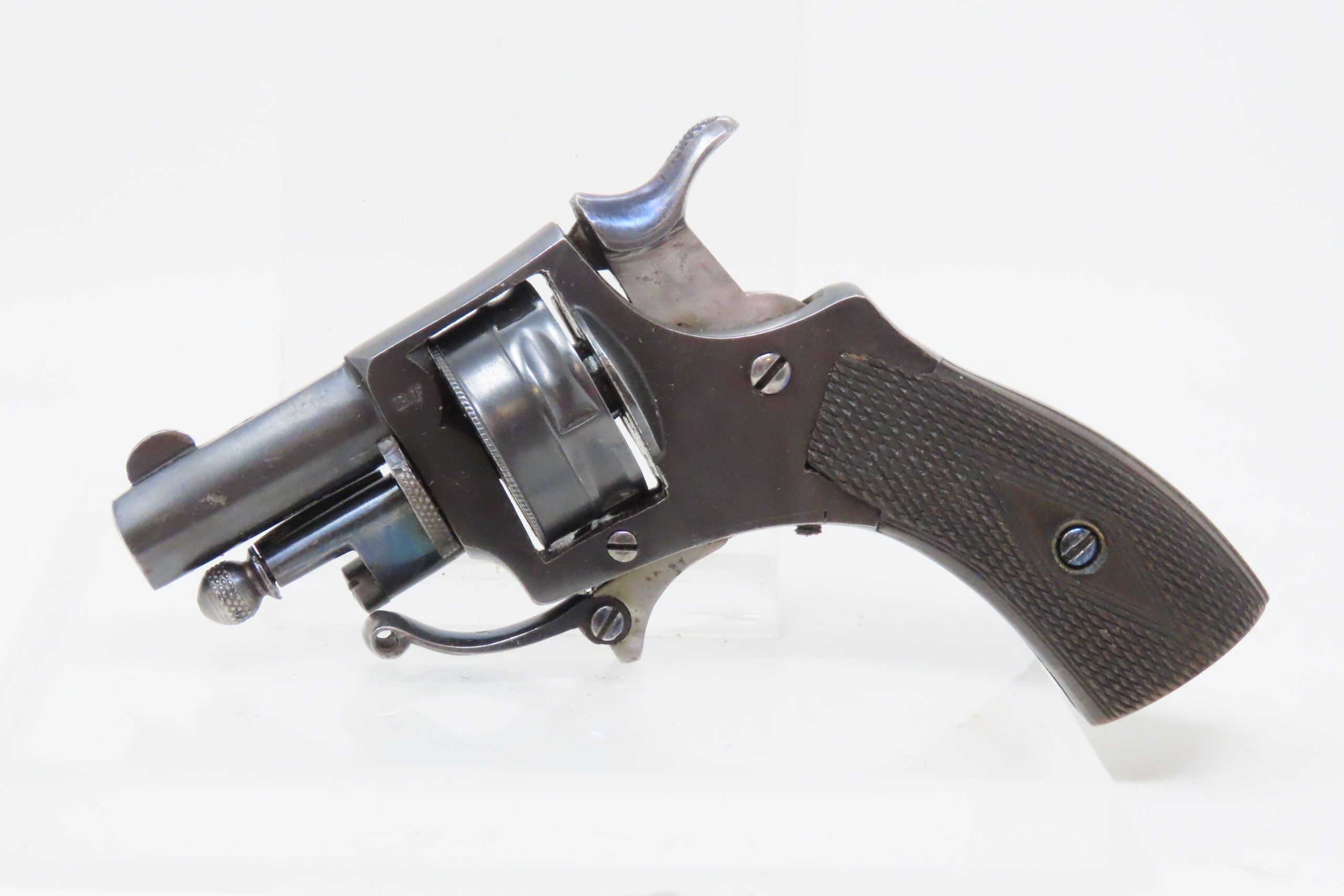 Belgian Folding Trigger Double Action Revolver 9.20 C&RAntique003 ...