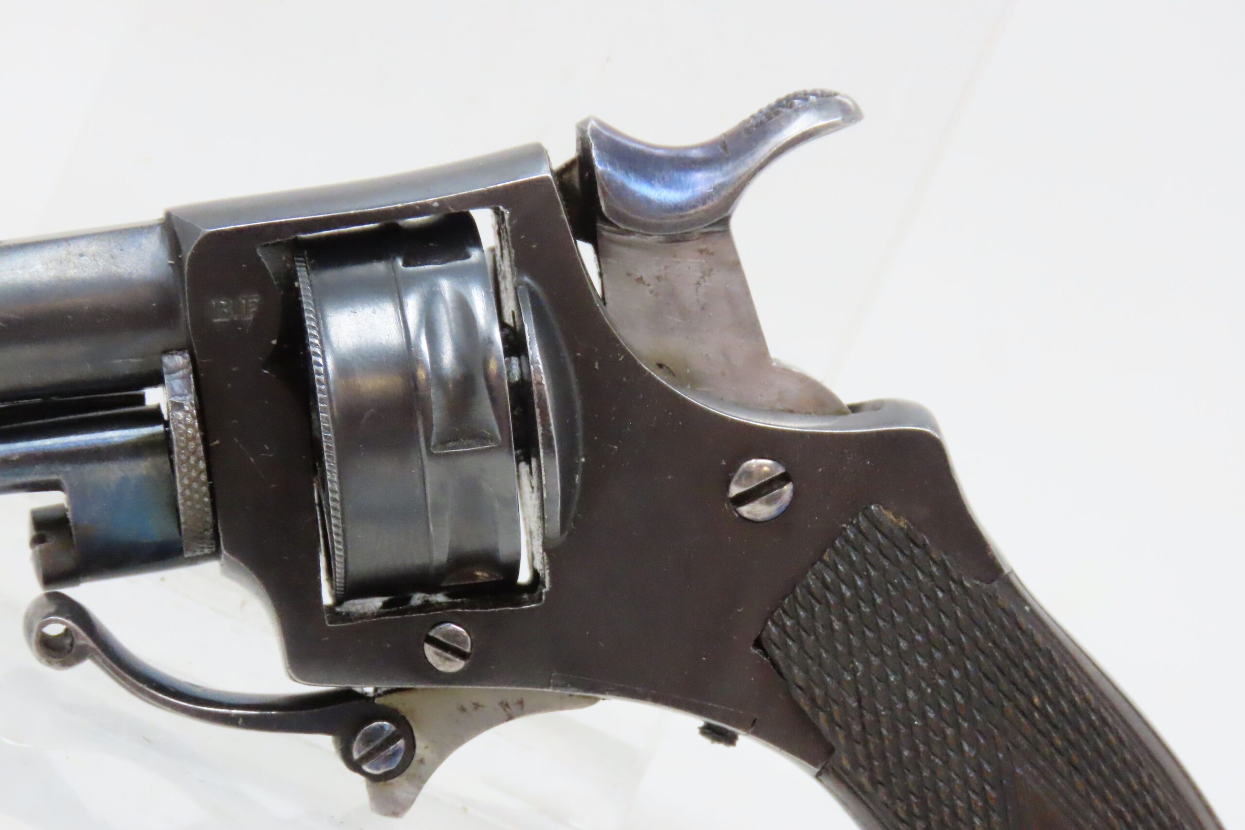 Belgian Folding Trigger Double Action Revolver 9.20 C&RAntique005 ...