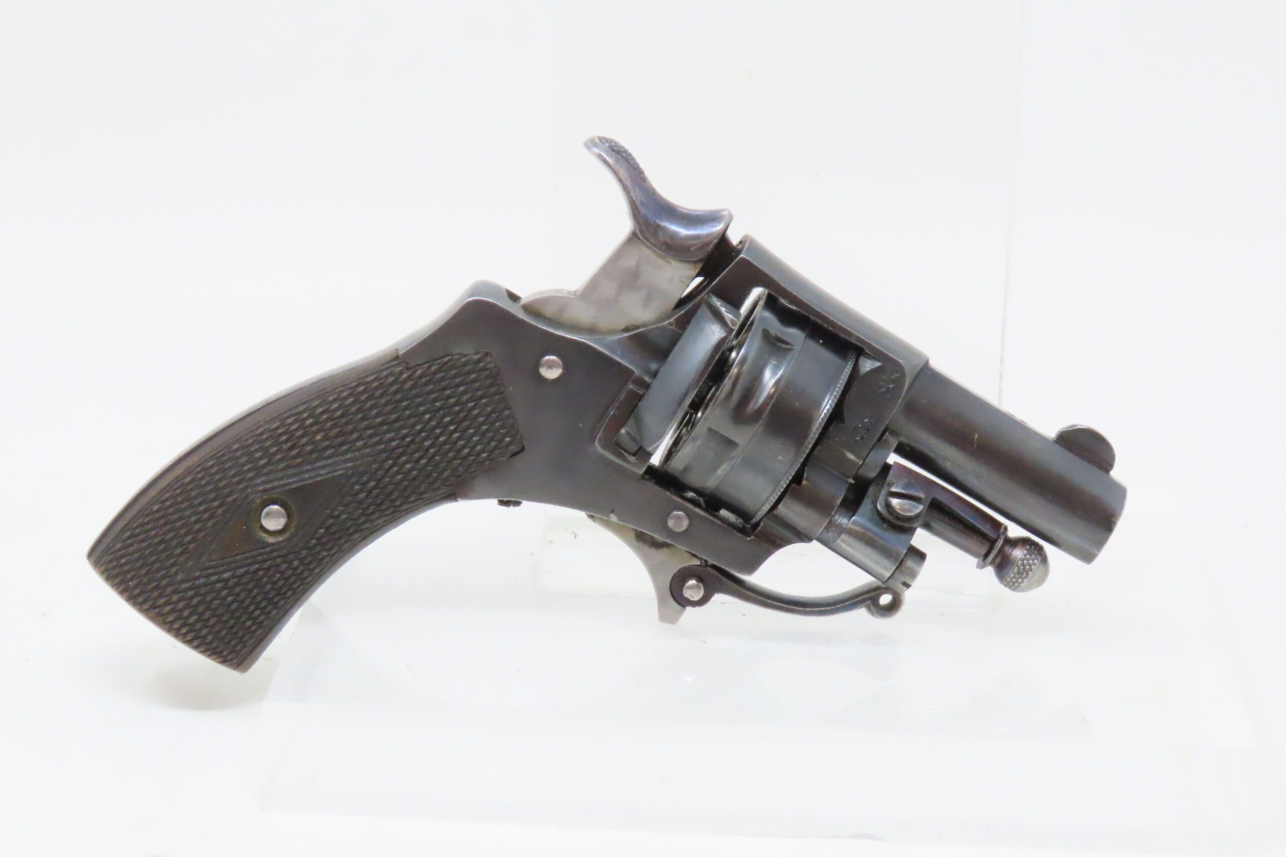 Belgian Folding Trigger Double Action Revolver 9.20 C&RAntique017 ...