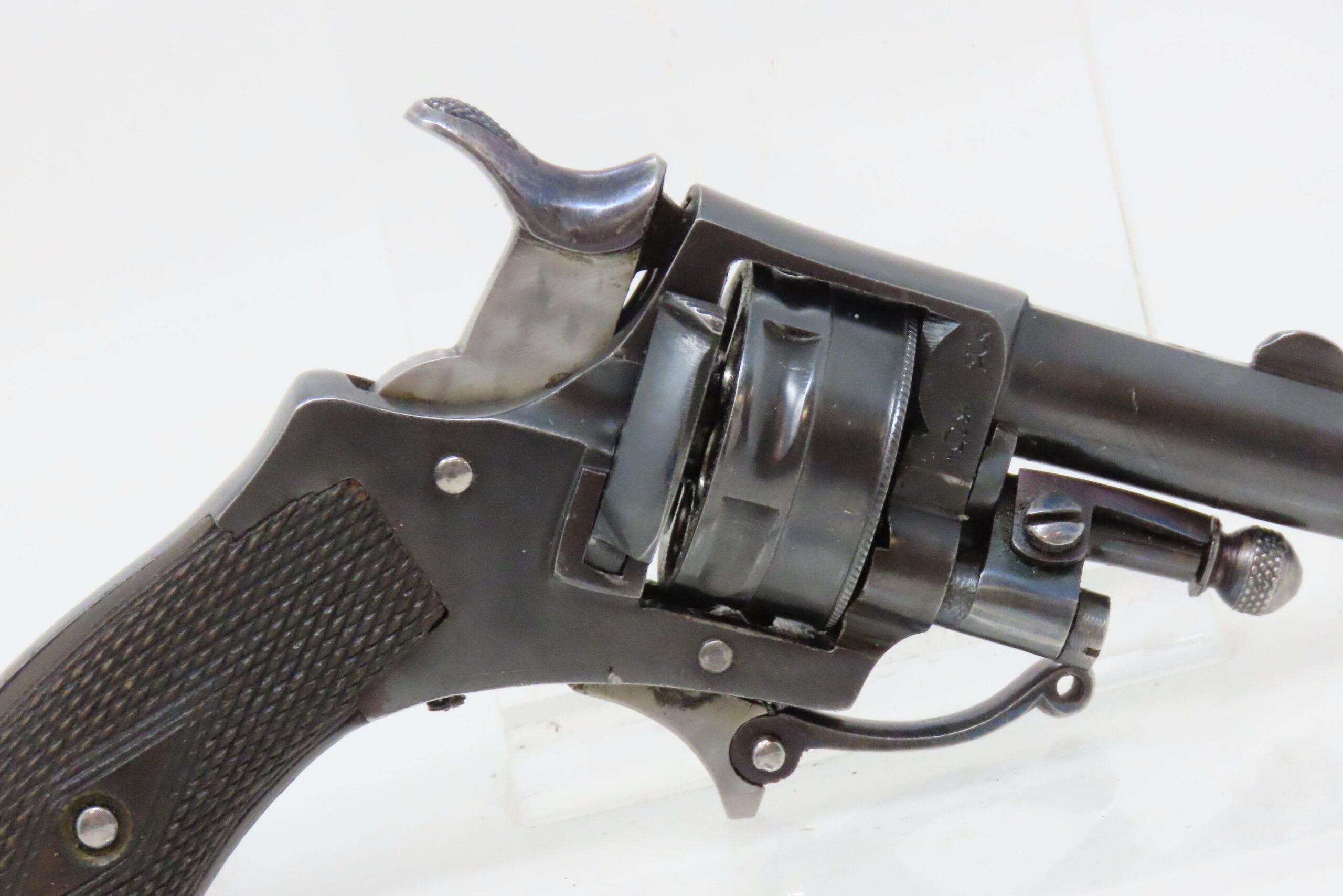 Belgian Folding Trigger Double Action Revolver 9.20 C&RAntique019 ...