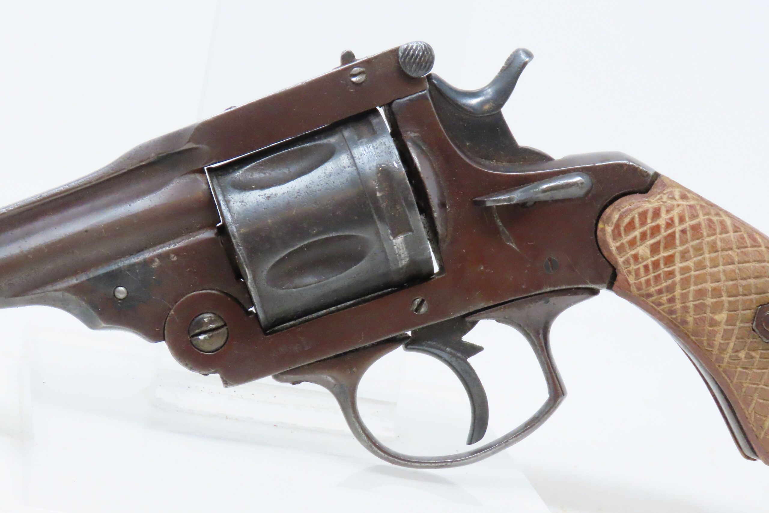 Belgian Top Break Revoler with Holster 10.10 C&RAntique005 | Ancestry Guns