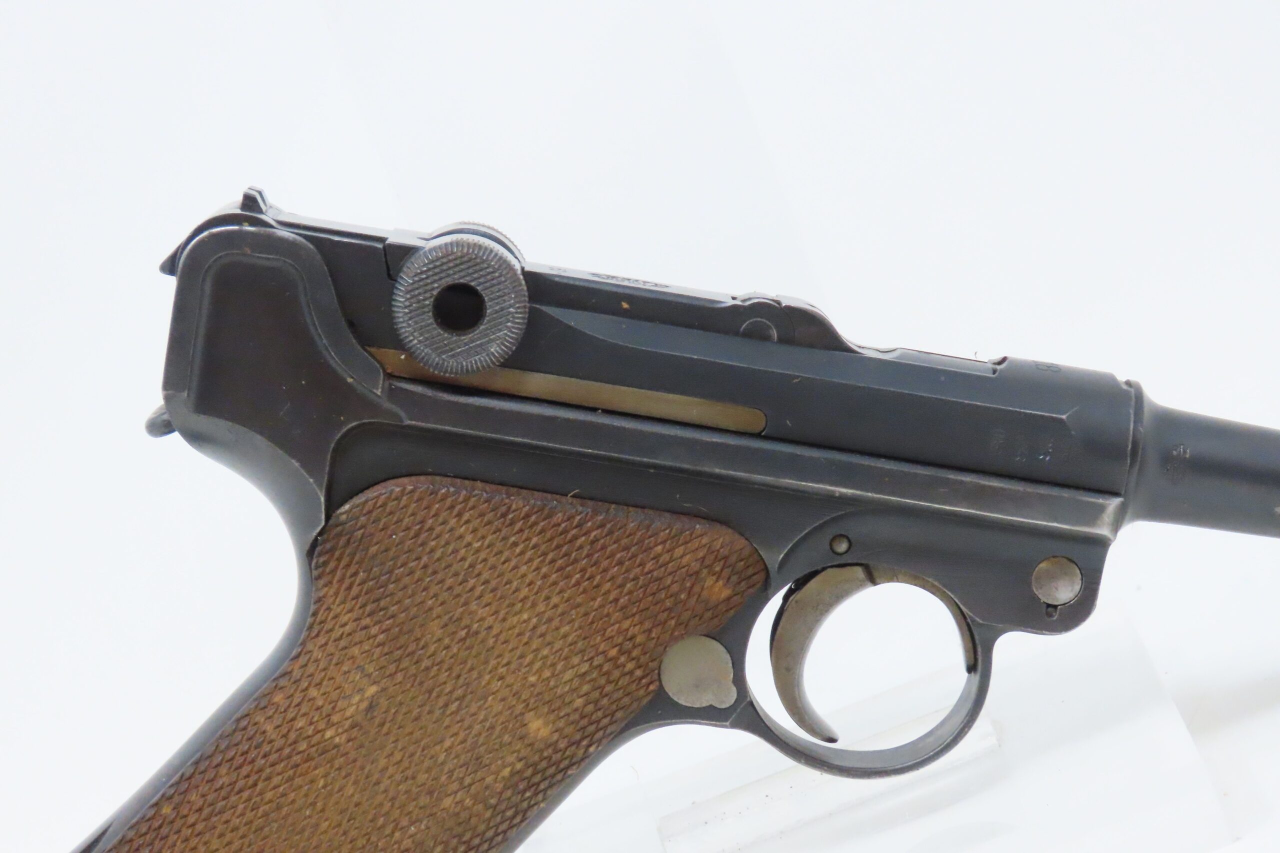 DWM 1918 Dated Military Luger Semi Automatic Pistol with Holster 5.10 C ...