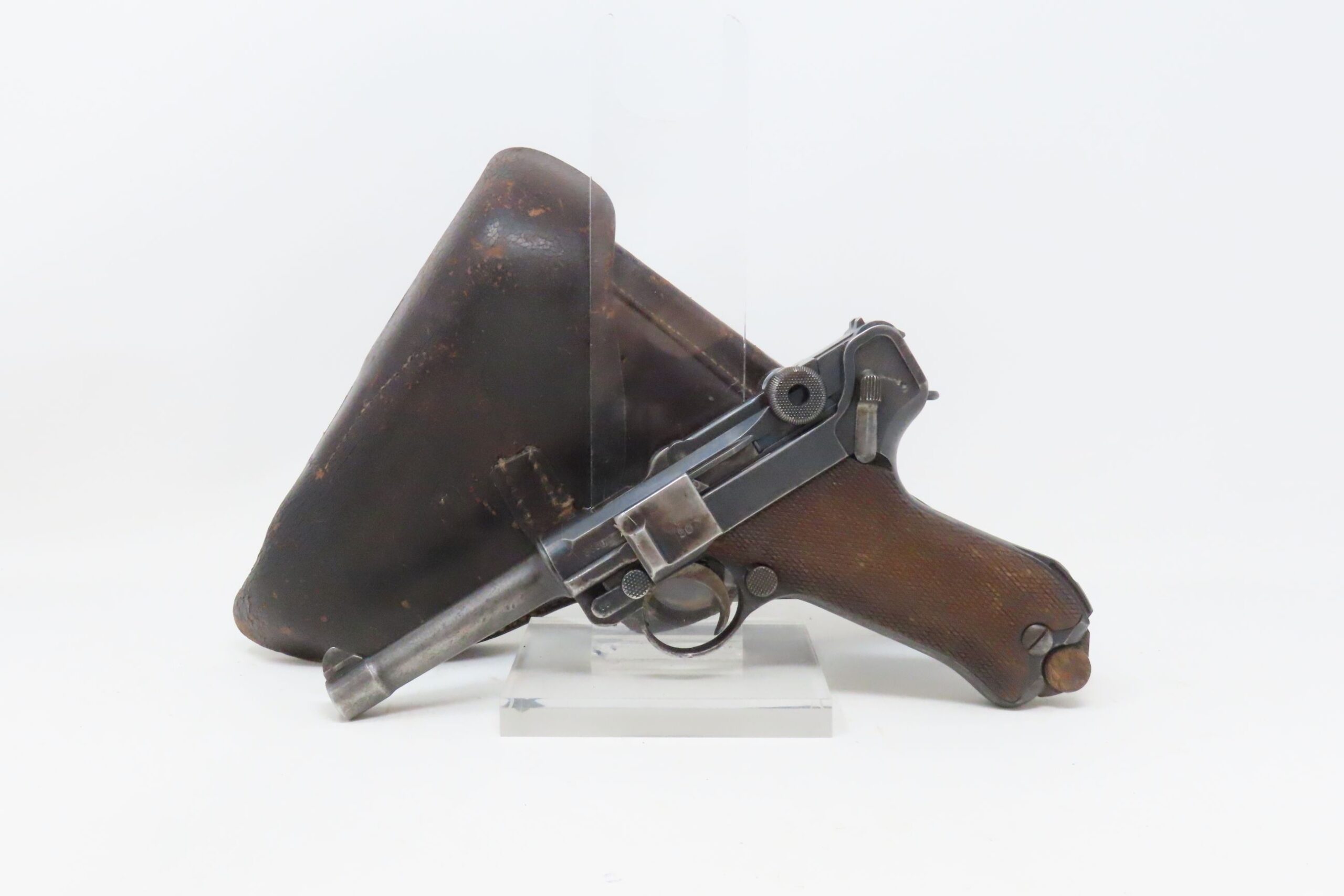 WORLD WAR I 1918 Dated DWM German LUGER PISTOL P.08 9x19mm HARDMAN C&R ...