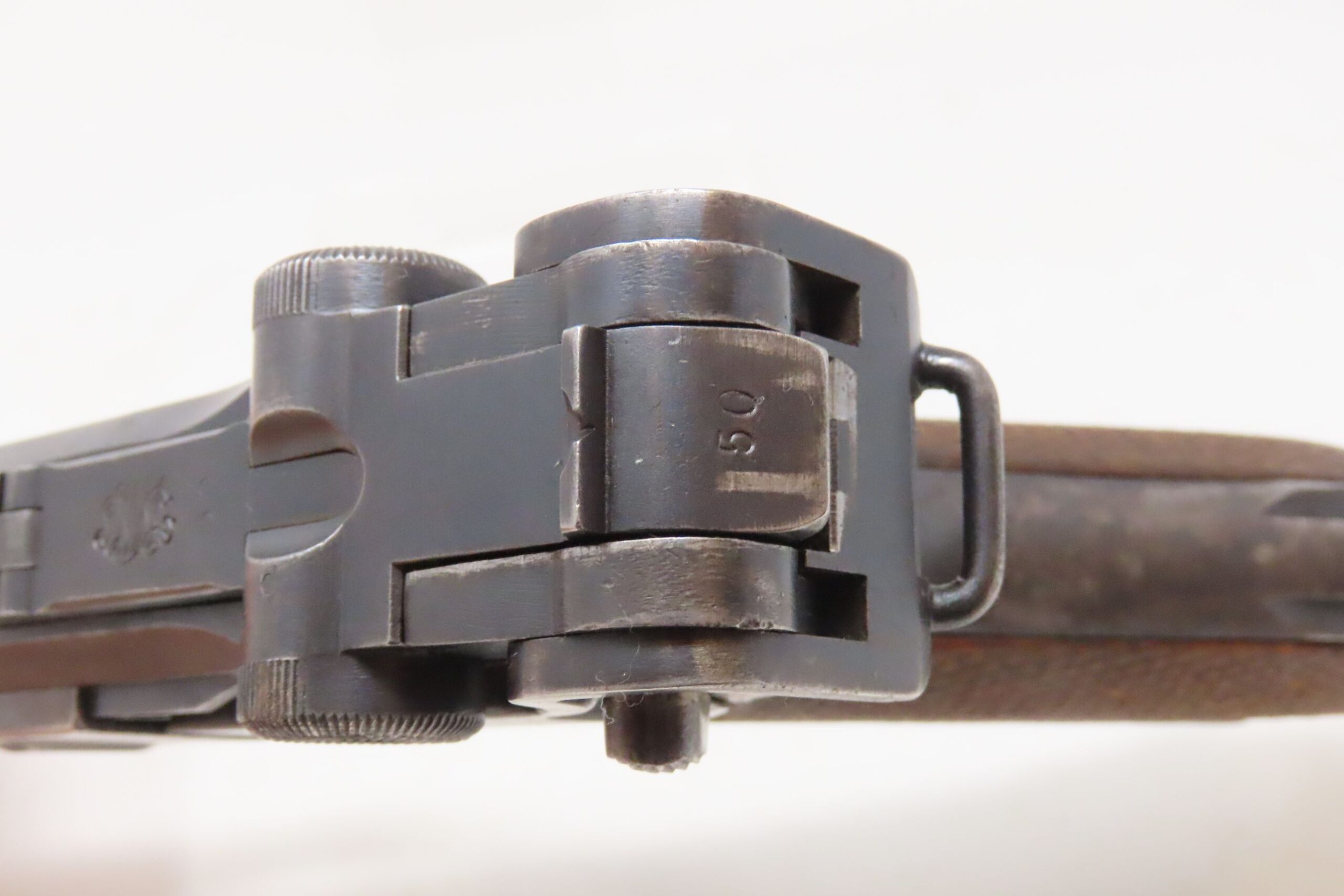 WORLD WAR I 1918 Dated DWM German LUGER PISTOL P.08 9x19mm HARDMAN C&R ...