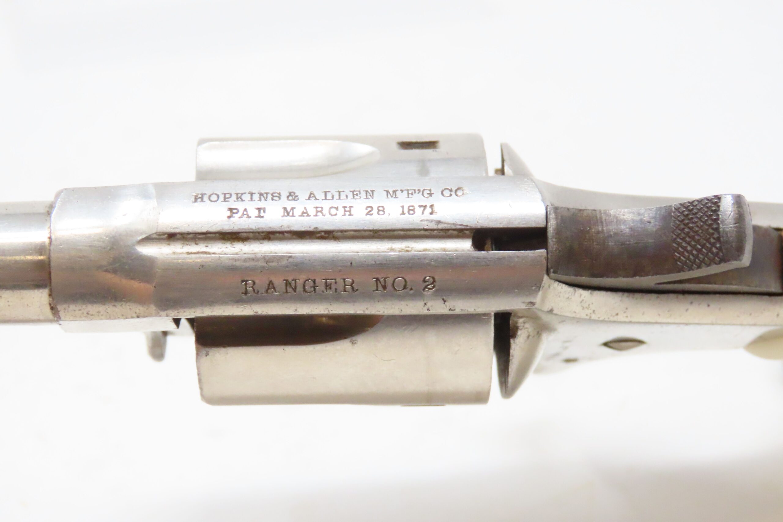 Hopkins & Allen Ranger No. 2 Single Action Revolver 8.23 C&RAntique007 ...