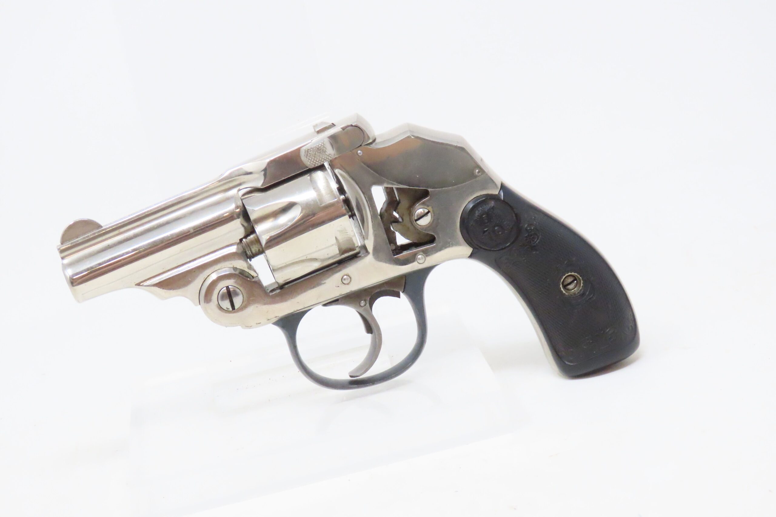 Iver Johnson Factory Cutaway Safety Cycle Revolver with Box 10.10 C ...
