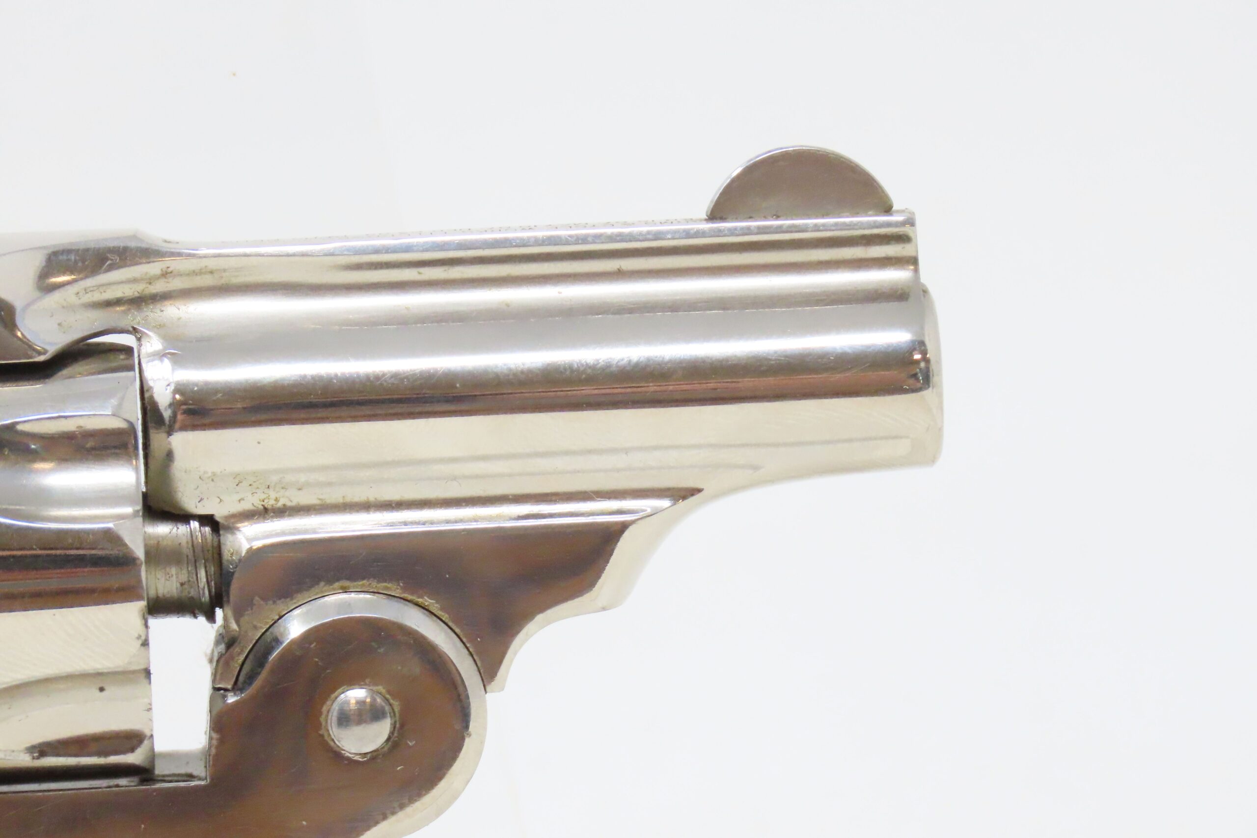 Iver Johnson Factory Cutaway Safety Cycle Revolver with Box 10.10 C ...