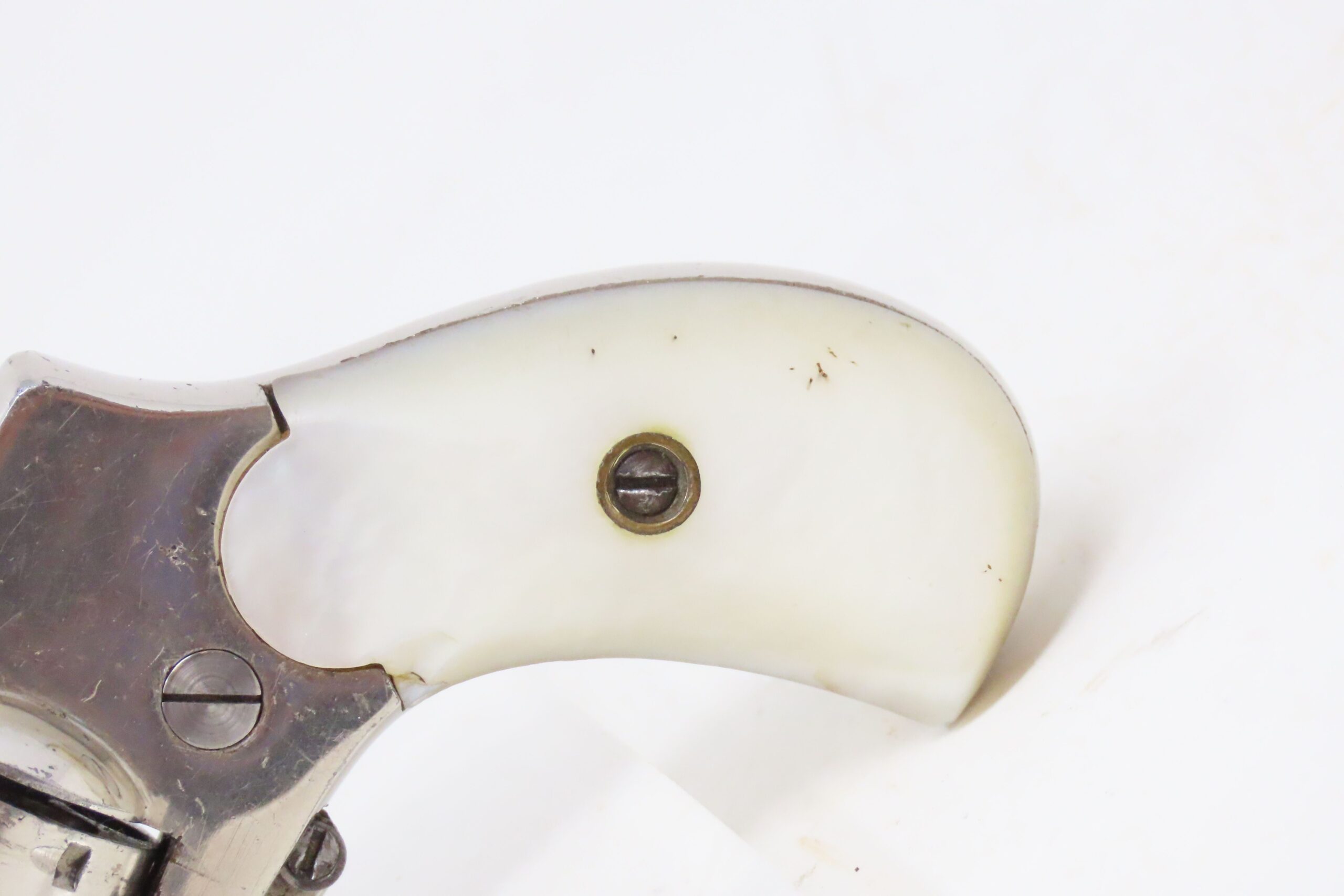 Kolb Baby Hammerless Folding Trigger Double Action Revolver with Pearl ...