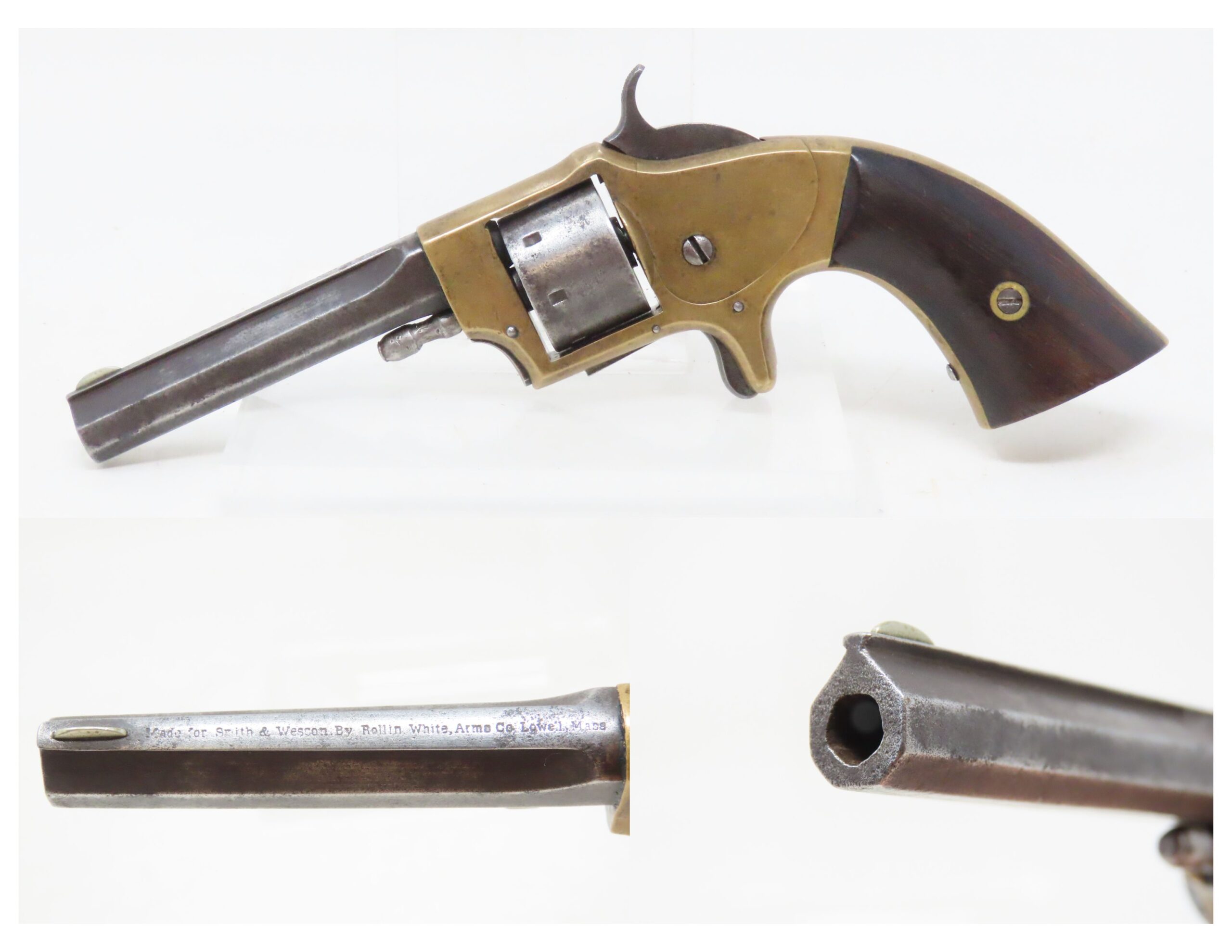 Rollin White Arms Co. Pocket Revolver Made for Smith & Wesson 9.12 C ...