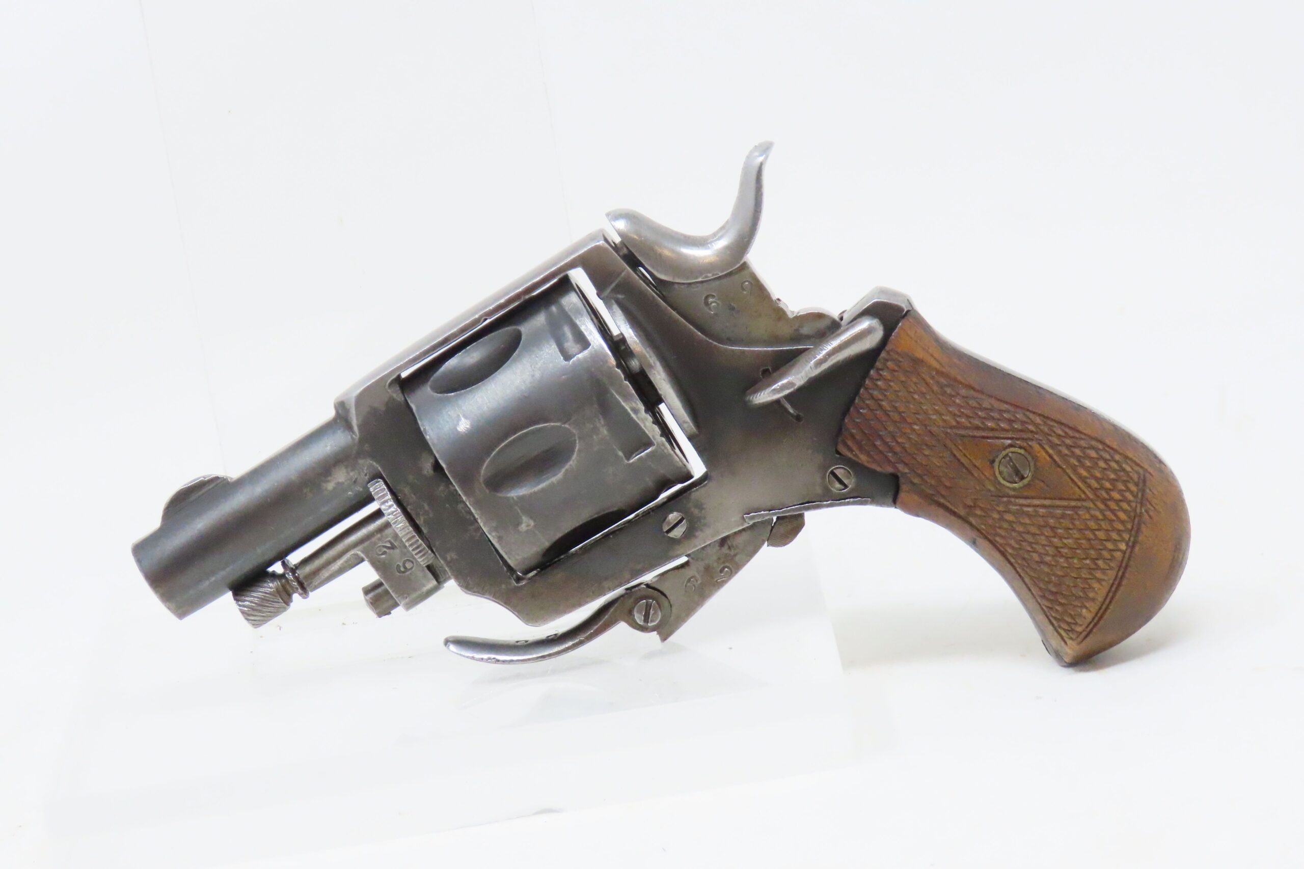 Belgian Folding Trigger Double Action Revolver 9.20 C&RAntique002 ...
