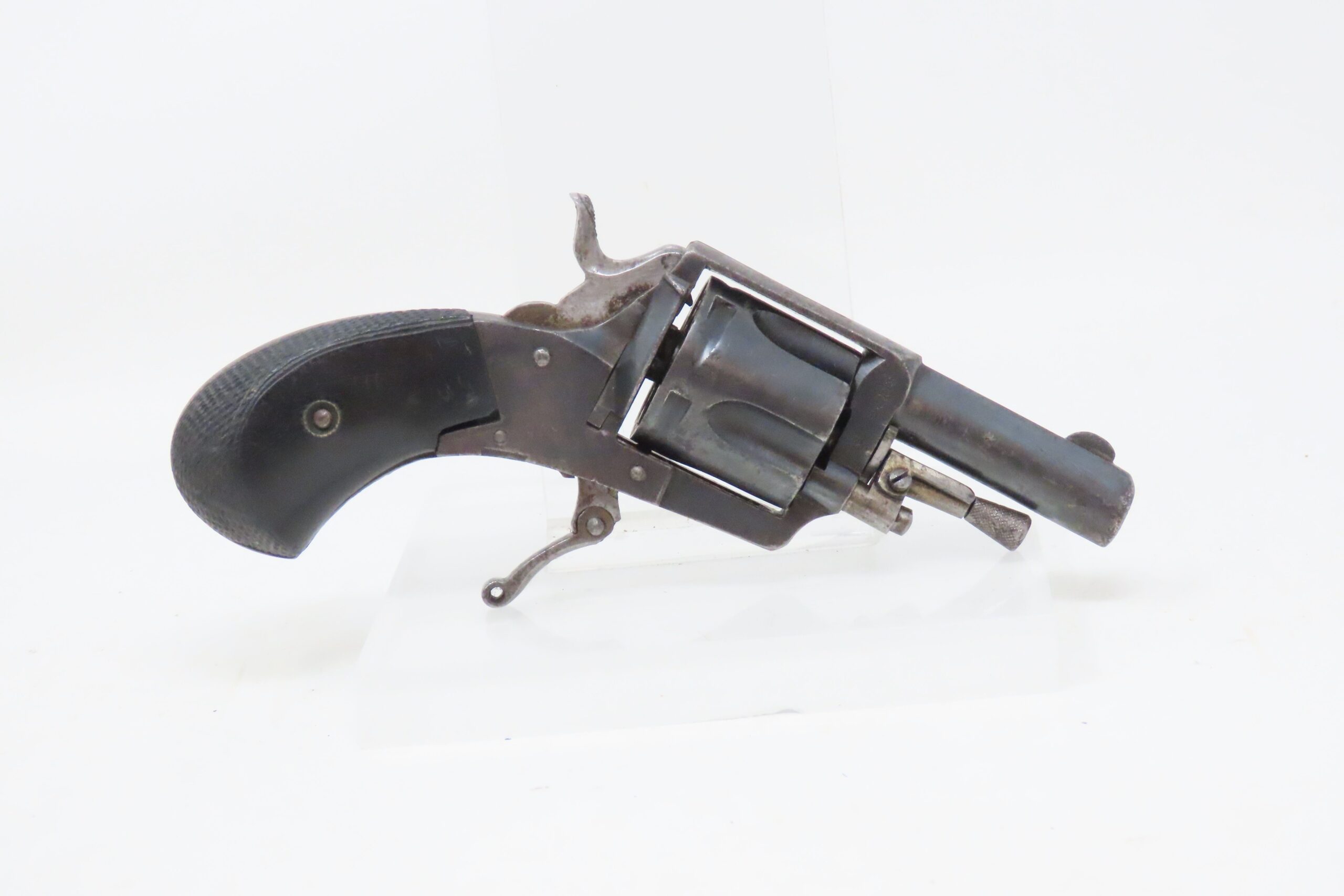 Belgian Folding Trigger Double Action Revolver 9.20 C&RAntique016 ...